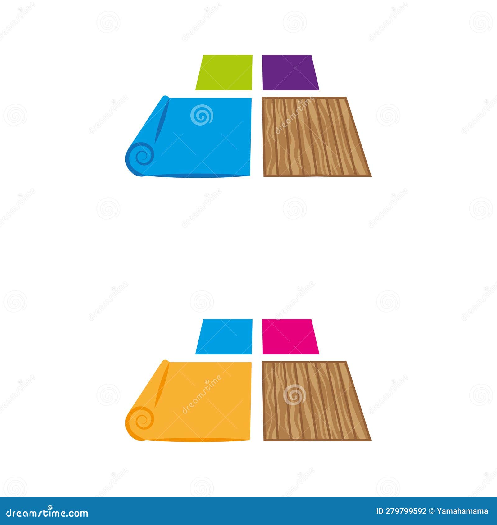 Flooring 2 stock vector. Illustration of brown, icon - 279799592