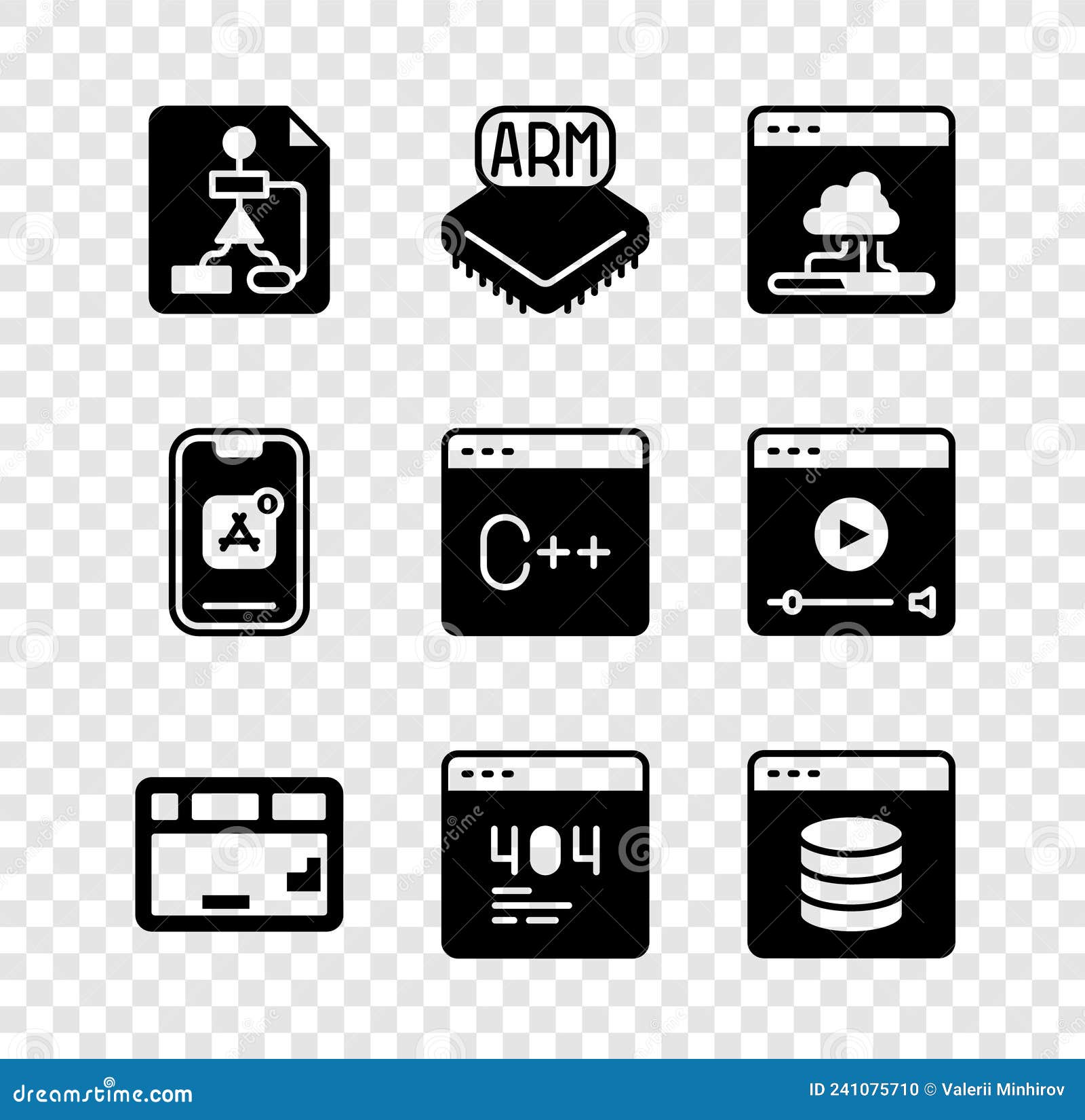 Set Keyboard, Flowchart, Code Terminal, Cloud Technology Data Transfer ... Set Keyboard, Flowchart, Code Terminal, Cloud Technology Data Transfer ...