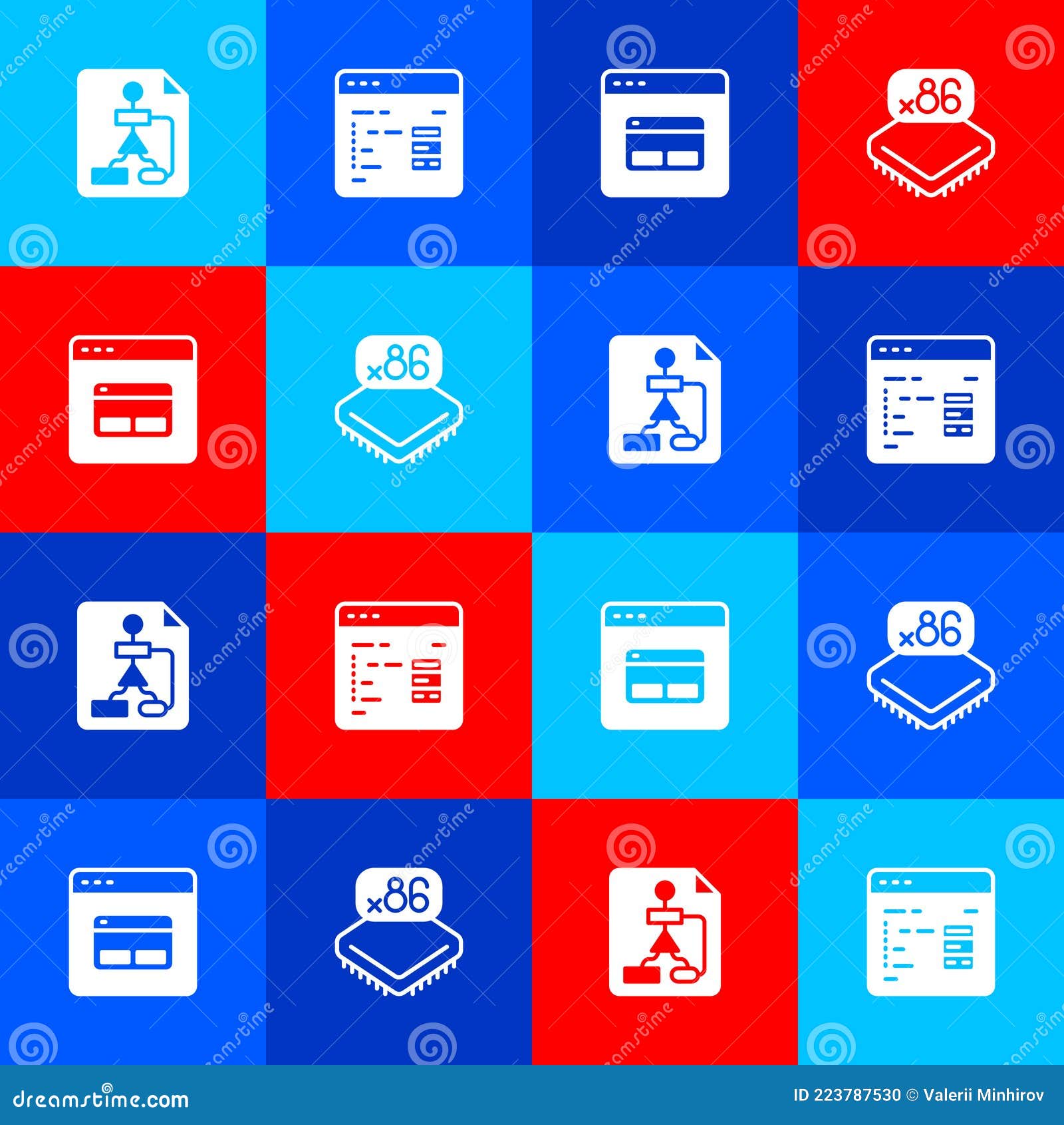 Set Flowchart, Software, Search Engine and Processor with Microcircuits ... Set Flowchart, Software, Search Engine and Processor with Microcircuits ...