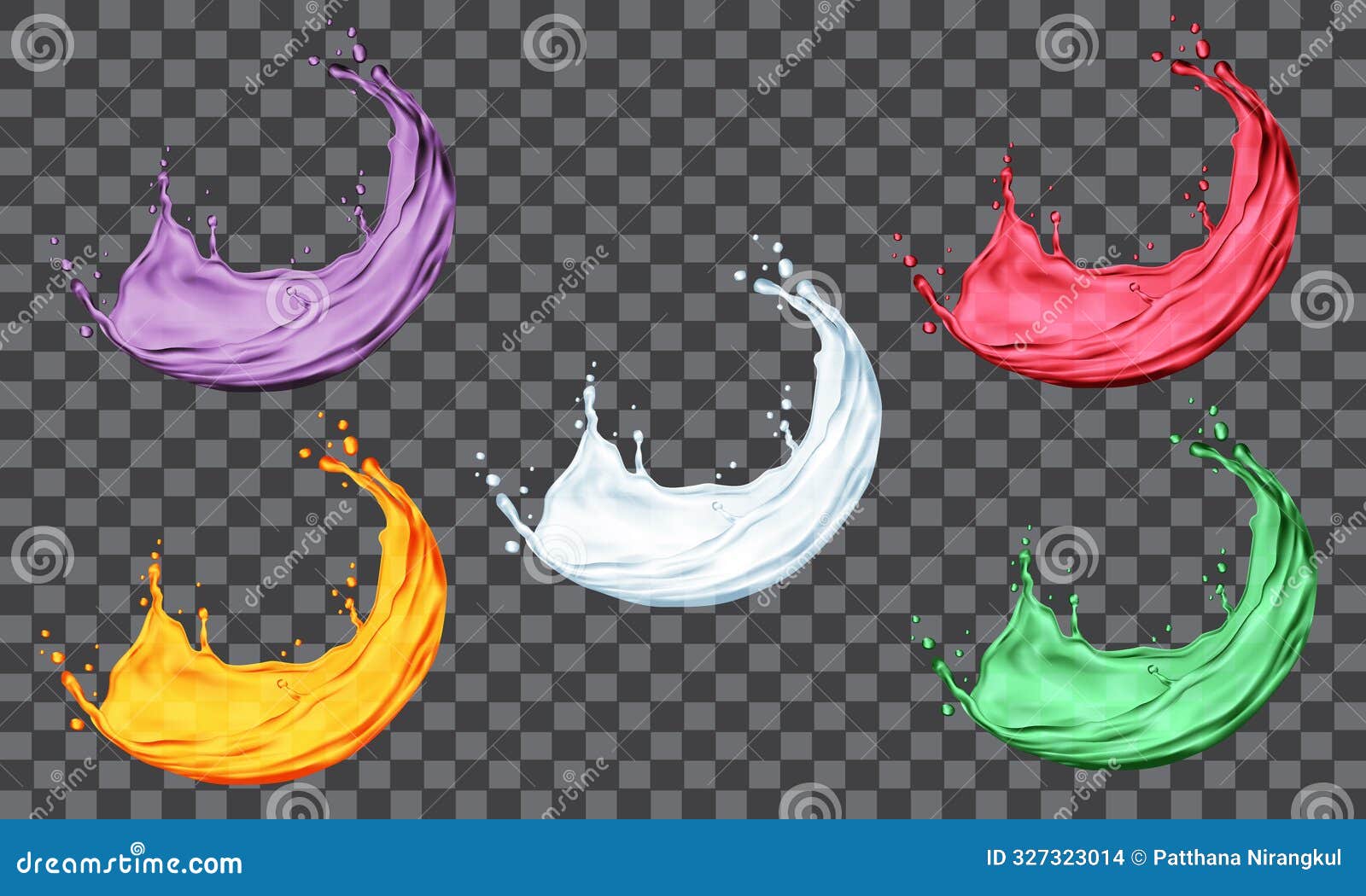 Vector Liquid Transitions Effect Sprite Sheet. | CartoonDealer.com ...