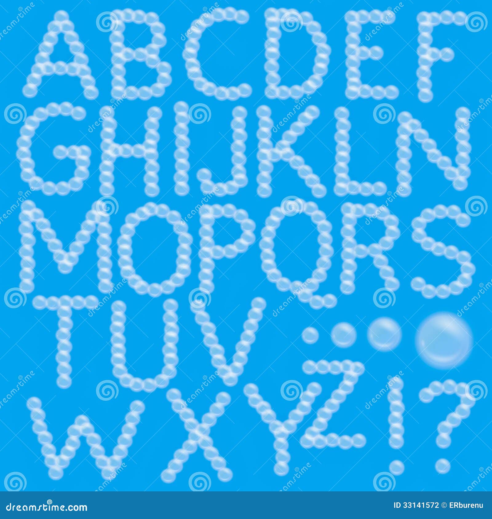 Foam Bubble On Transparent Backdrop. Realistic Shampoo Suds. Liquid ...