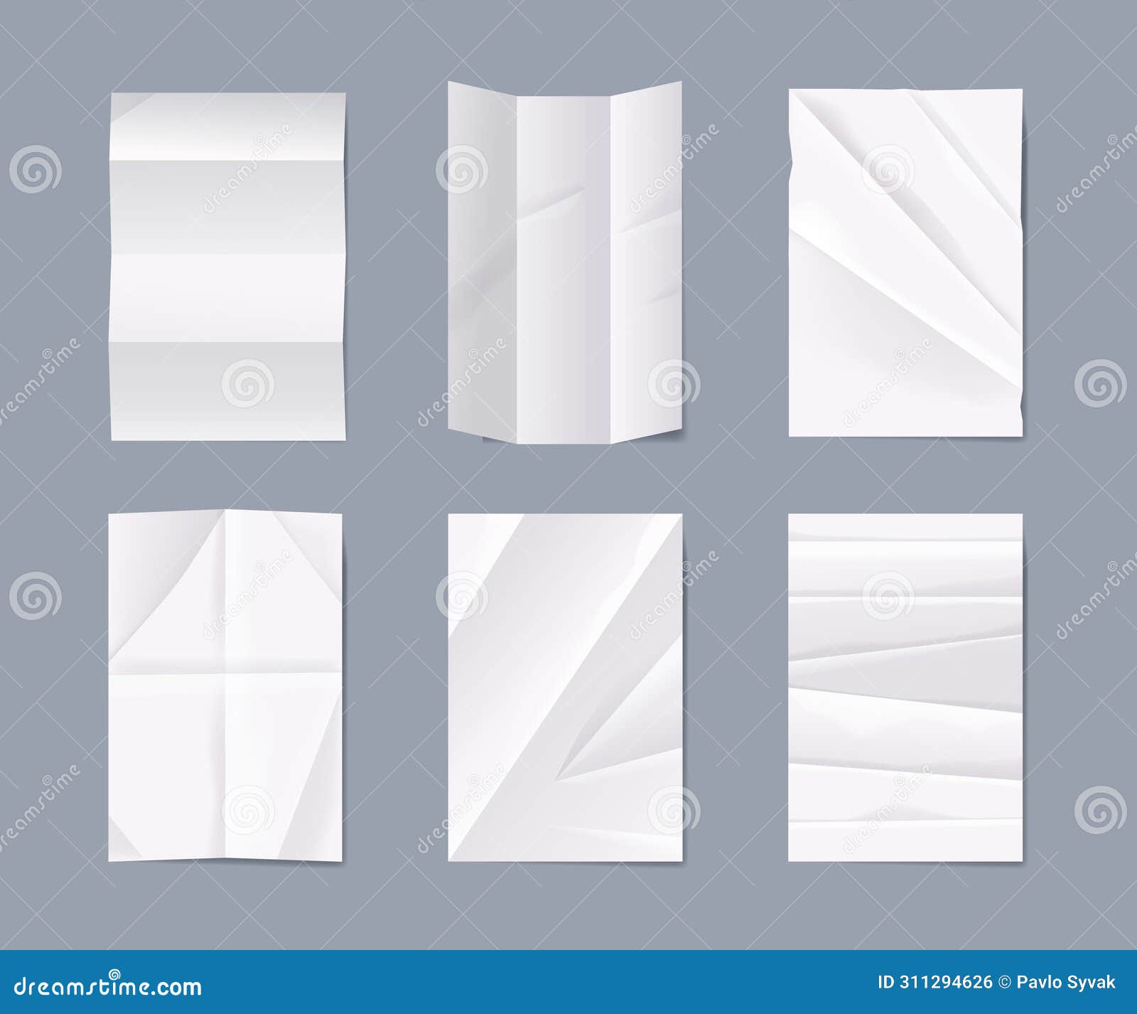 Creases Folded Poster Texture Stock Illustration | CartoonDealer.com ...