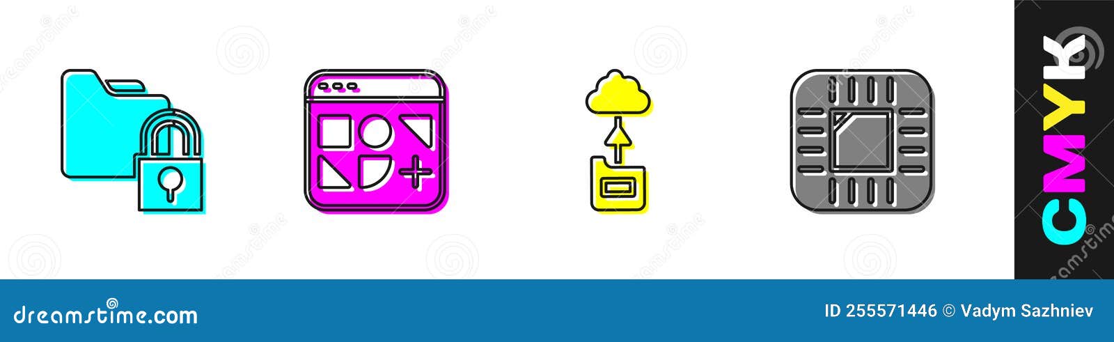 Set Folder and Lock, Different Files, Cloud Technology Data Transfer ... Set Folder and Lock, Different Files, Cloud Technology Data Transfer ...