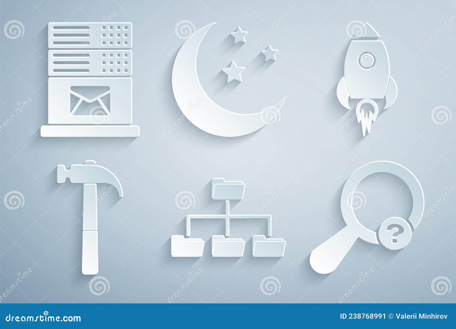 Set Folder Tree, Rocket Ship with Fire, Hammer, Unknown Search, Moon ... Set Folder Tree, Rocket Ship with Fire, Hammer, Unknown Search, Moon ...