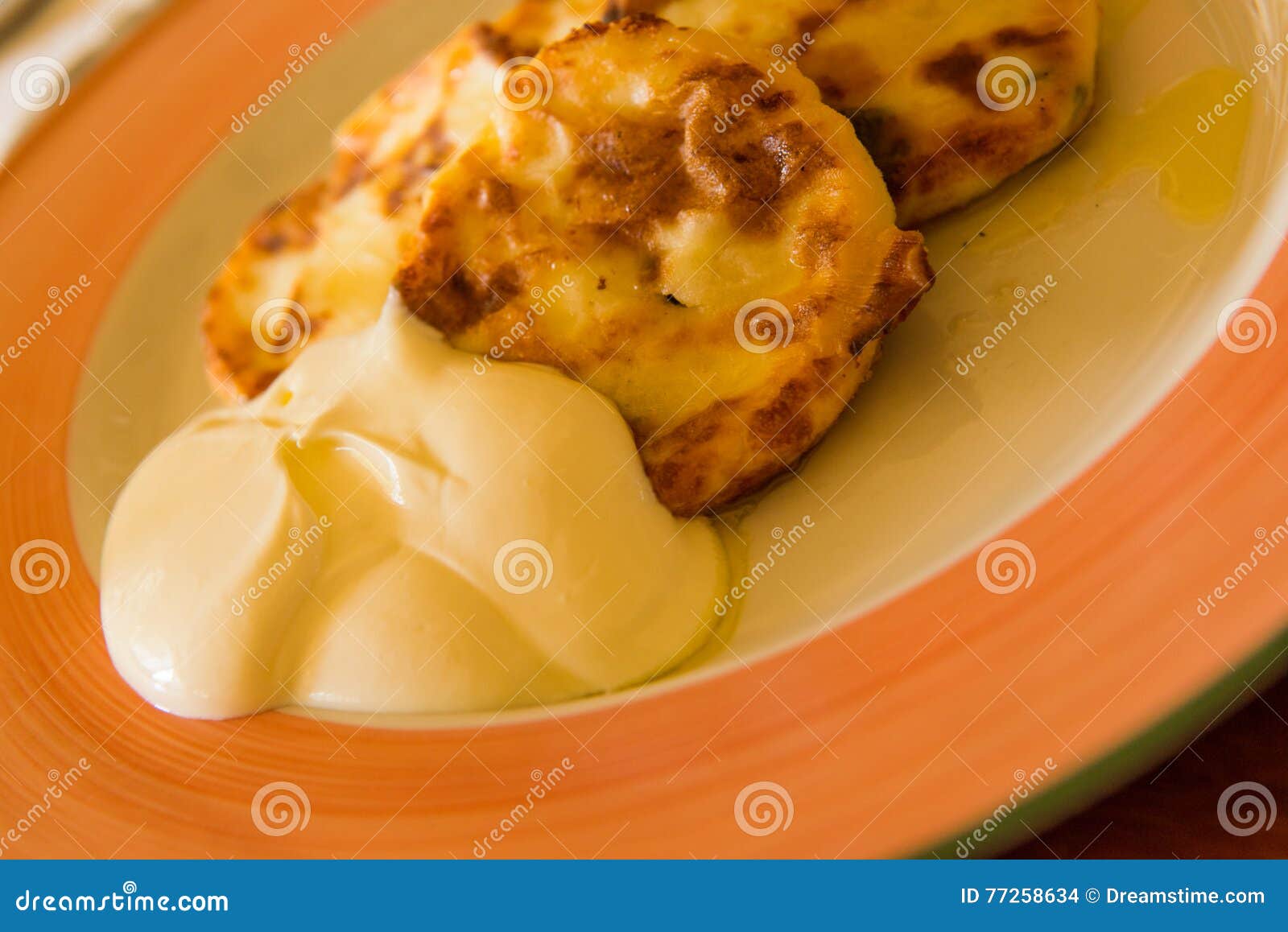 Set of Food Dishes on a Table in a Cafe Stock Photo - Image of glass ...