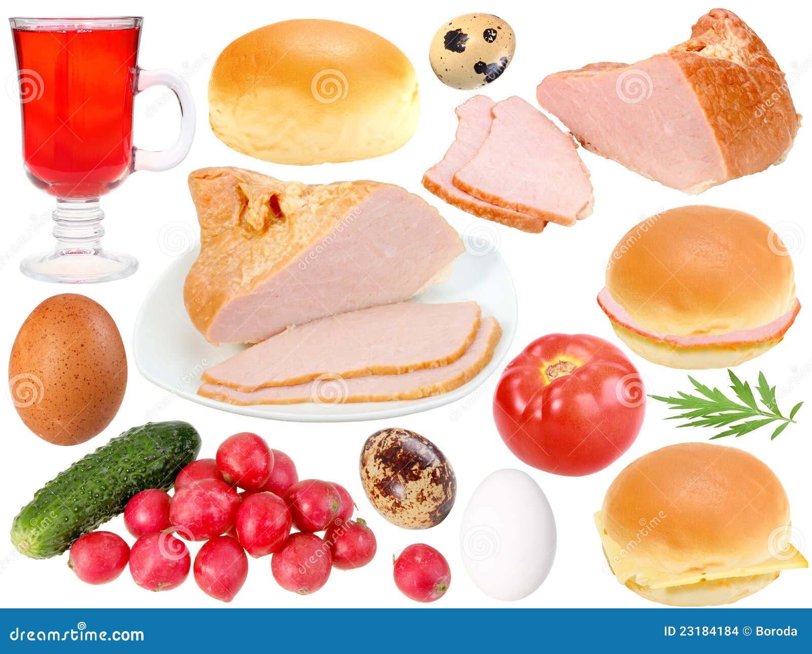 Set of food ingredients stock photo. Image of food, pattern - 23184184