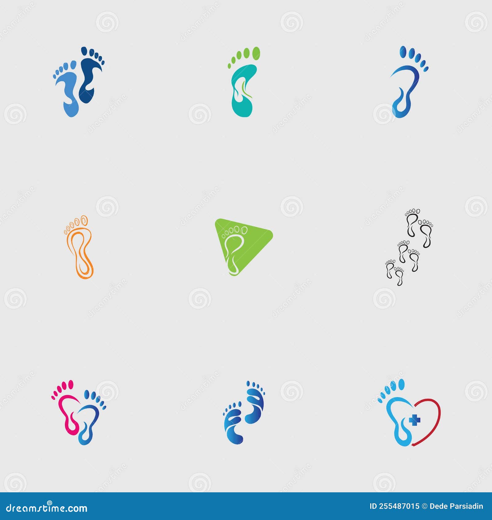 Foot Care Logo Design Concept Vector, Iconic Foot Logo Design Template ...