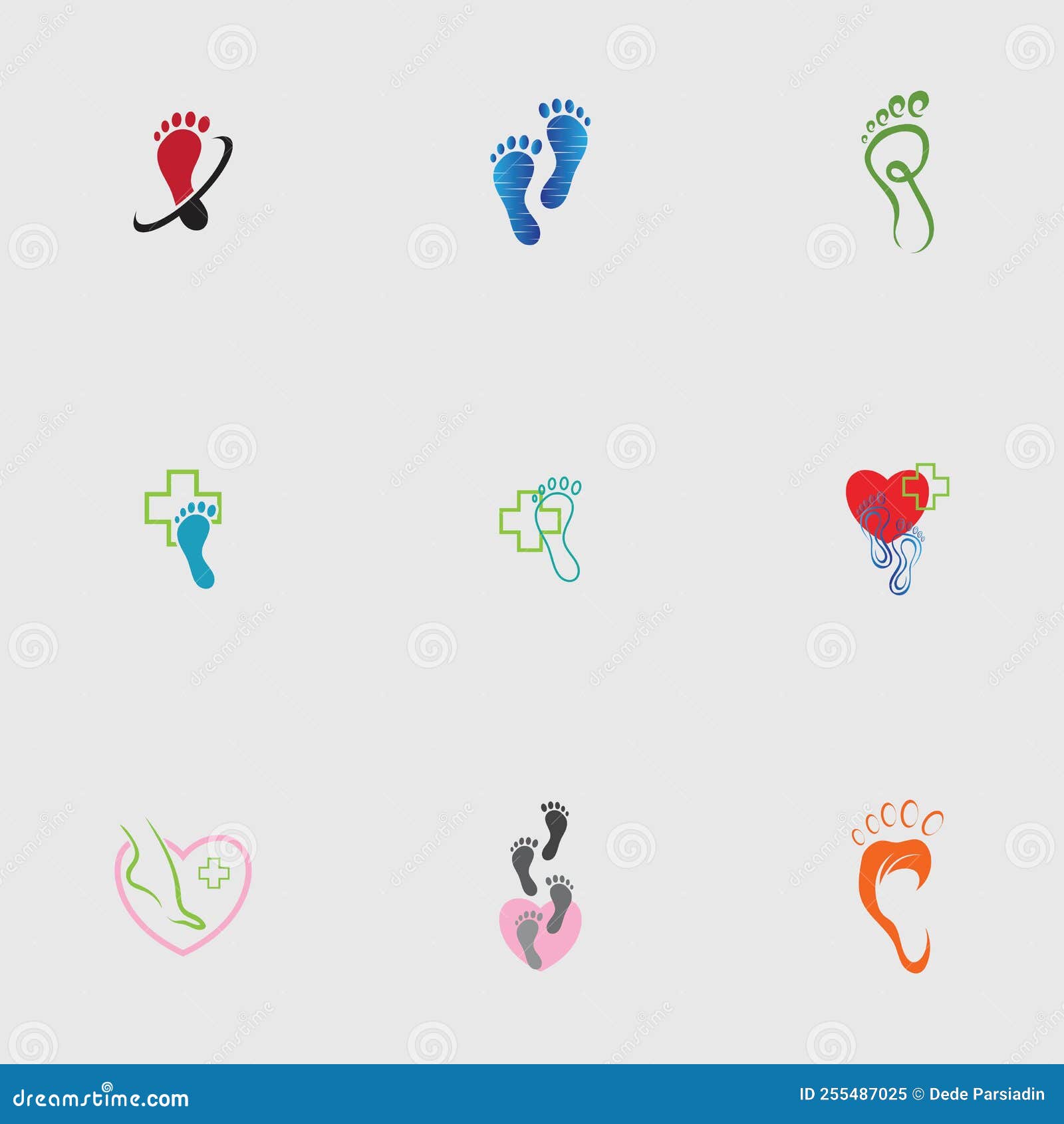 Foot Care Logo Design Concept Vector, Iconic Foot Logo Design Template ...