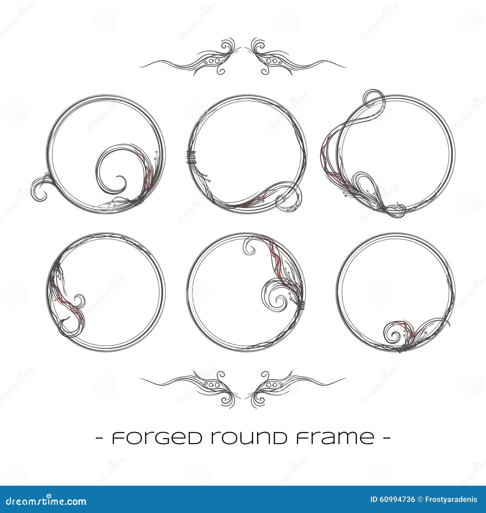 Set Forged Products stock vector. Illustration of isolated - 60994736