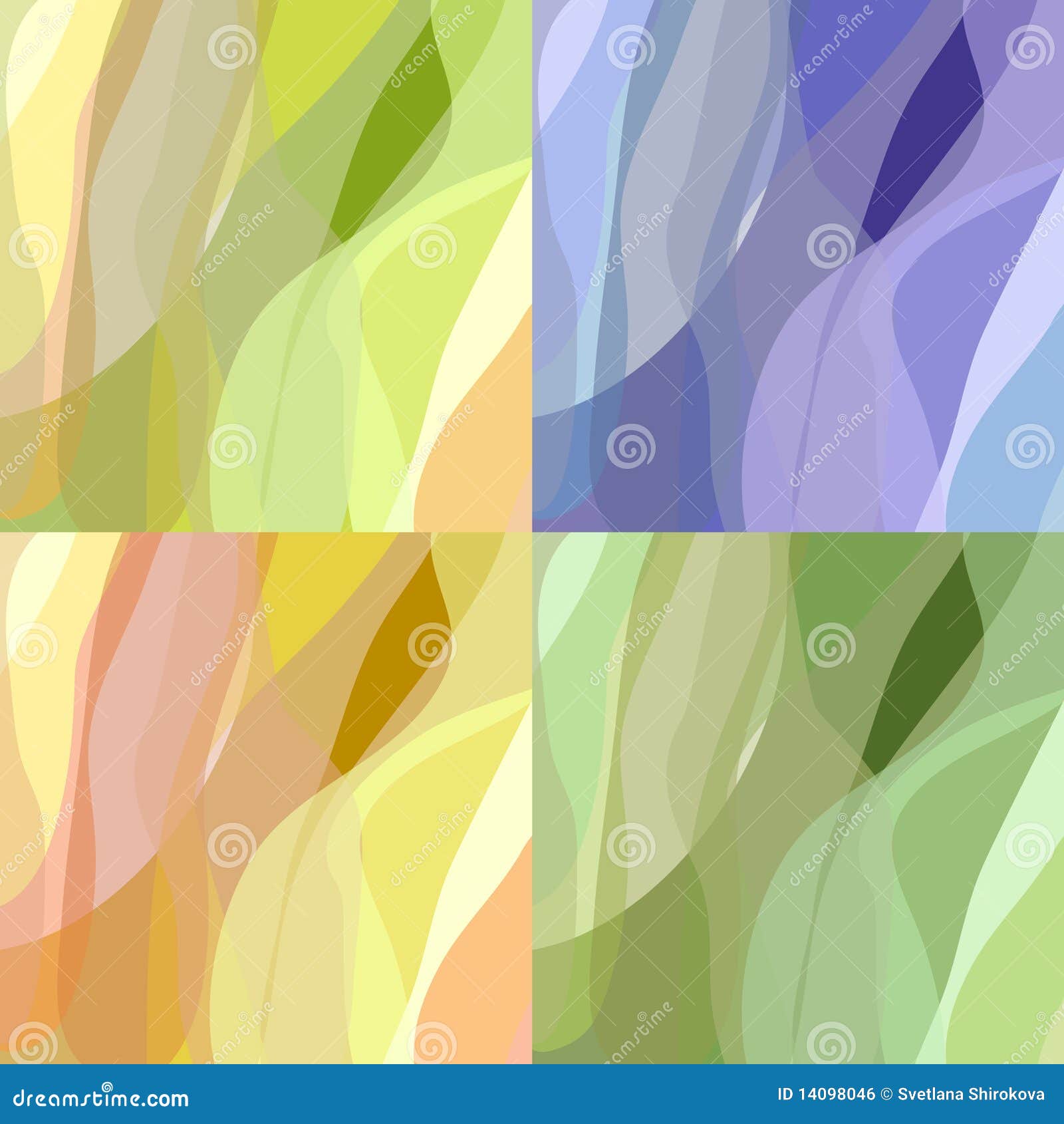 Set of Four Abstract Background Stock Vector - Illustration of ...