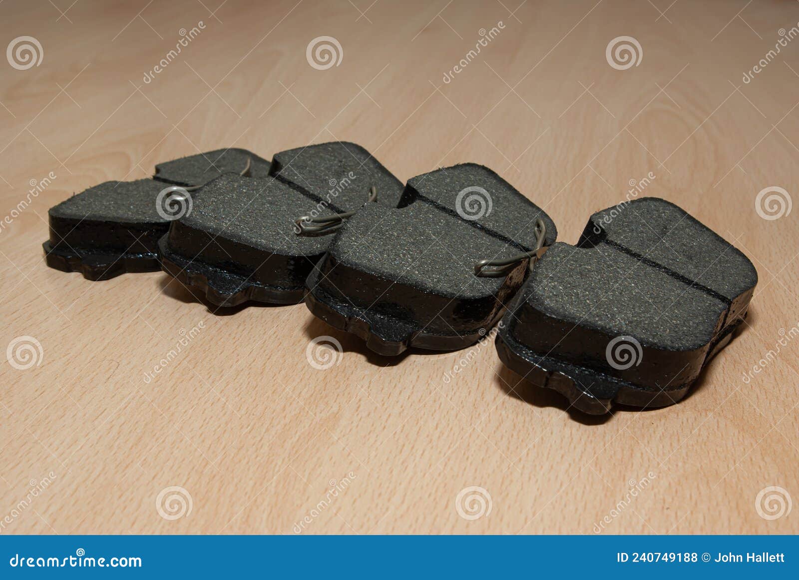 Set of brake pads stock photo. Image of safety, brake - 240749188