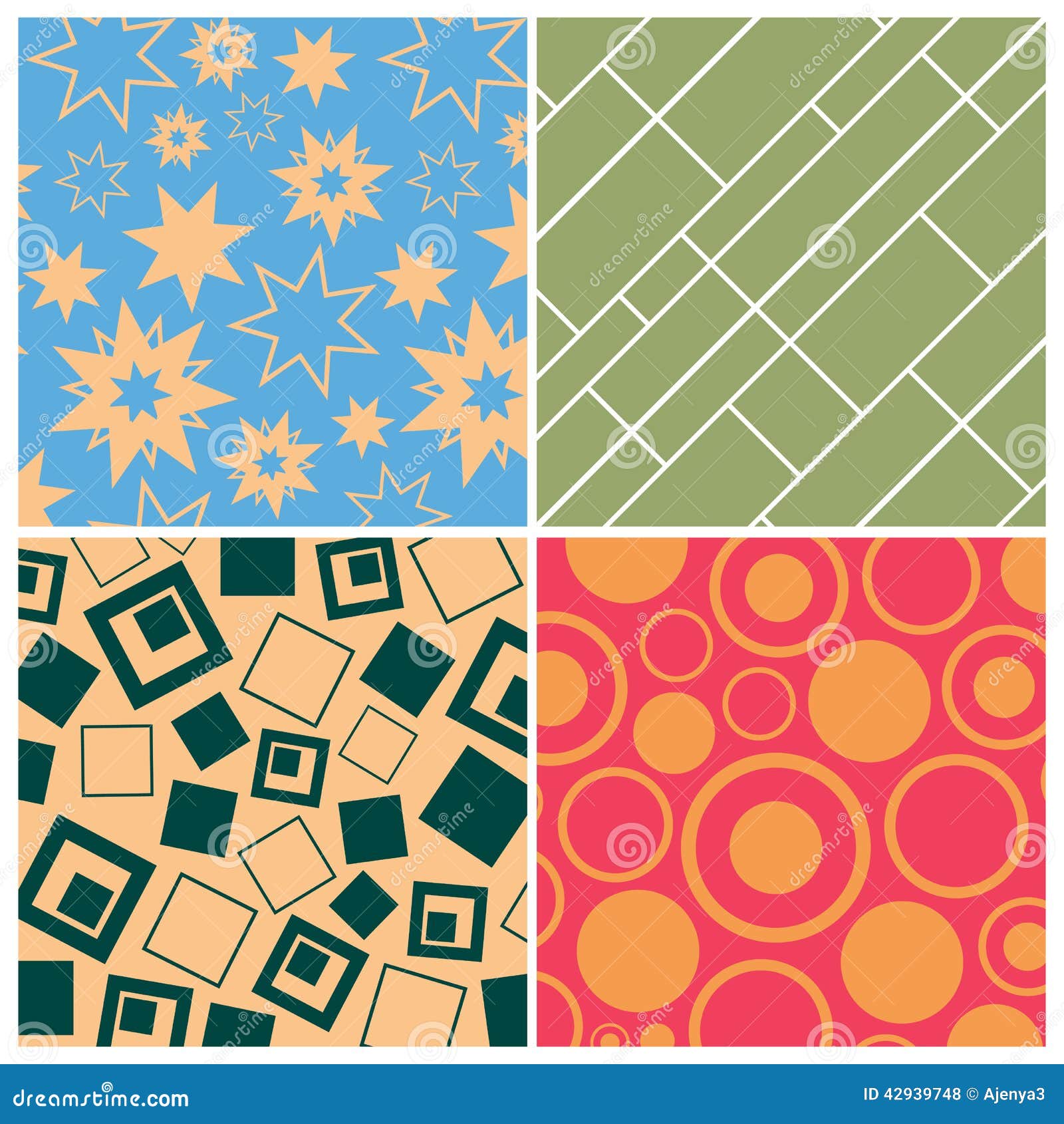 Set of four backgrounds. stock illustration. Illustration of heaven ...