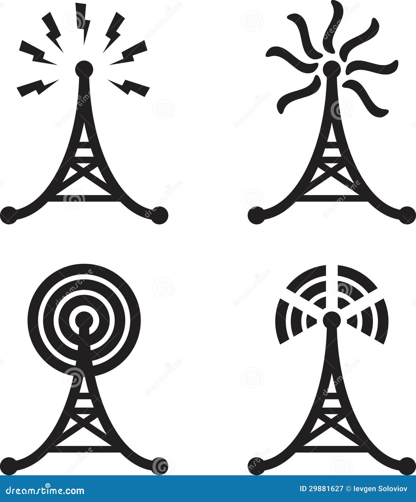 Microwave Tower Clip Art