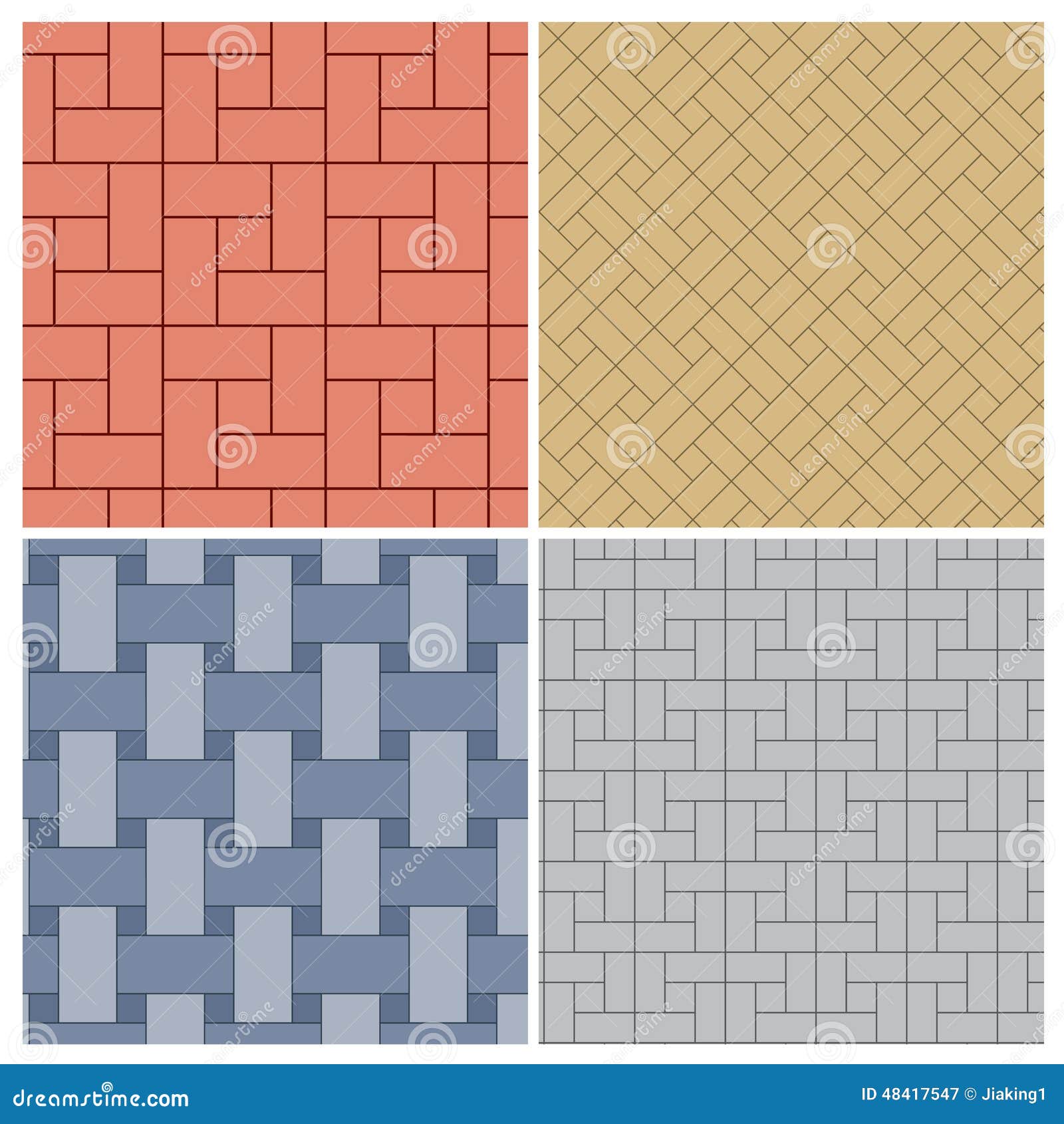Set Four Brick Floor Patterns Stock Illustrations – 2 Set Four Brick ...
