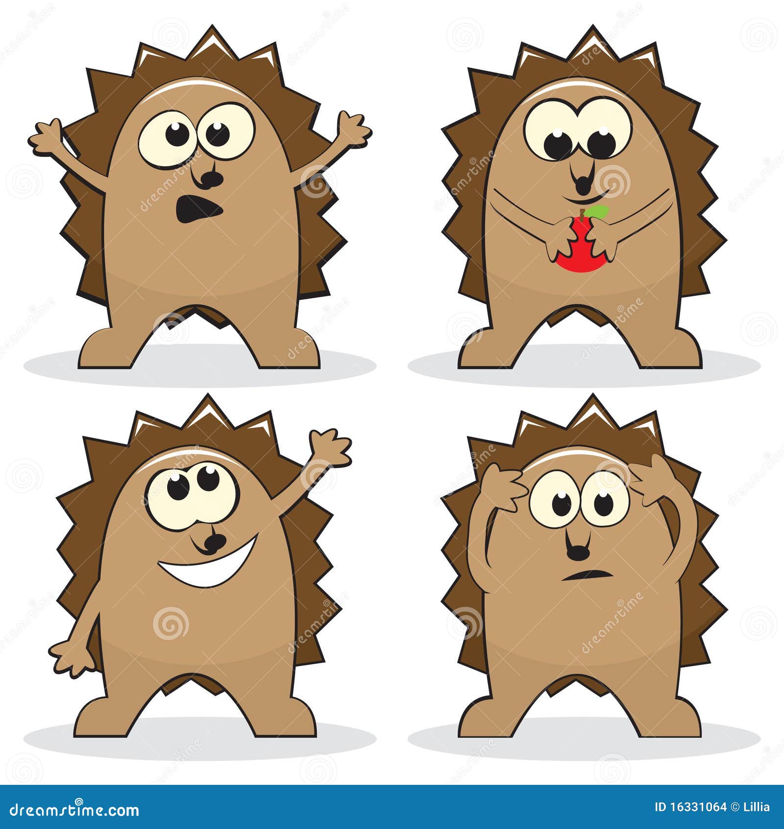 Four Cartoon Car Parking Vector Buildings | CartoonDealer.com #32963834