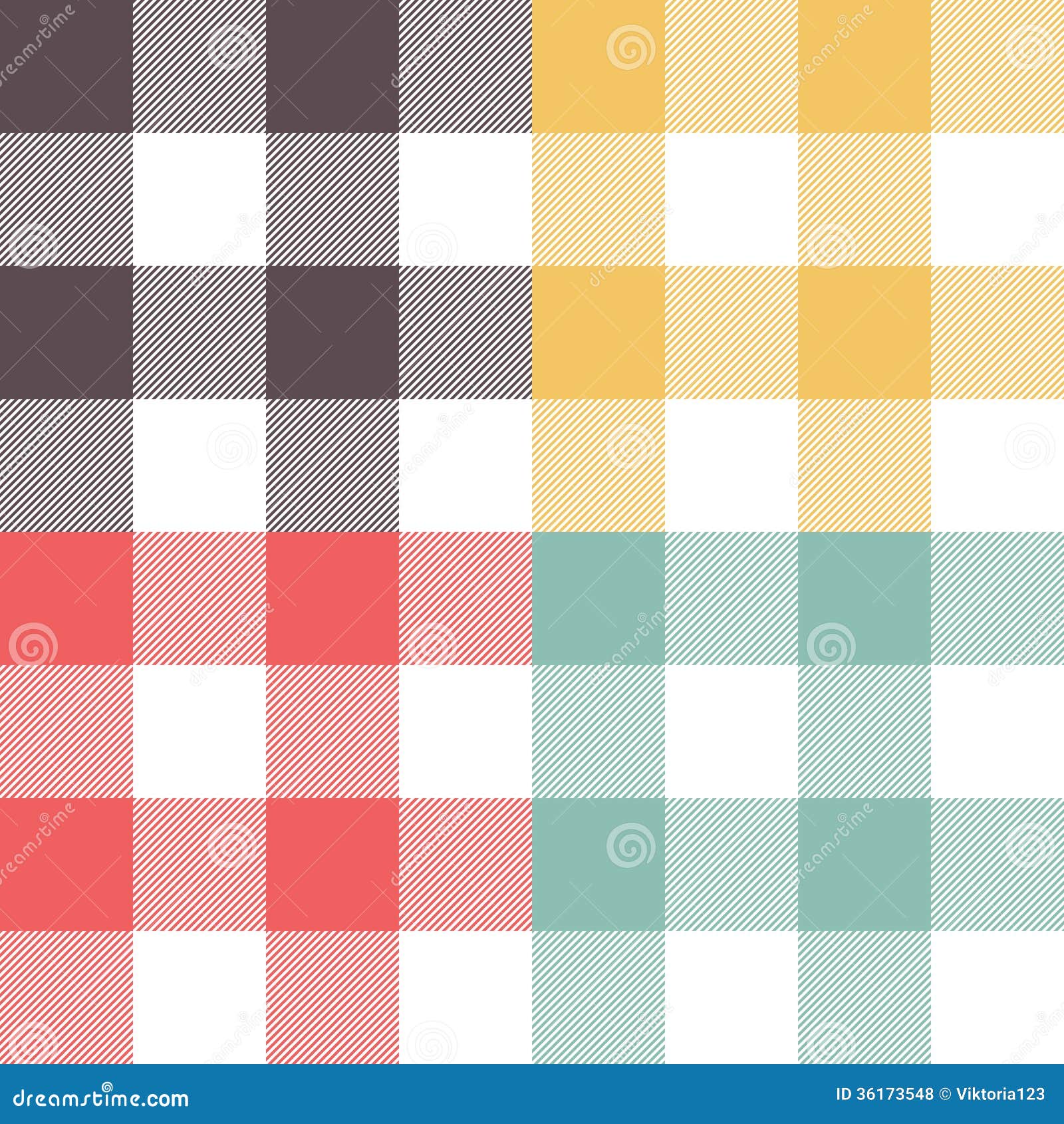 Set of Four Colored Patterns Stock Vector - Illustration of fashion ...