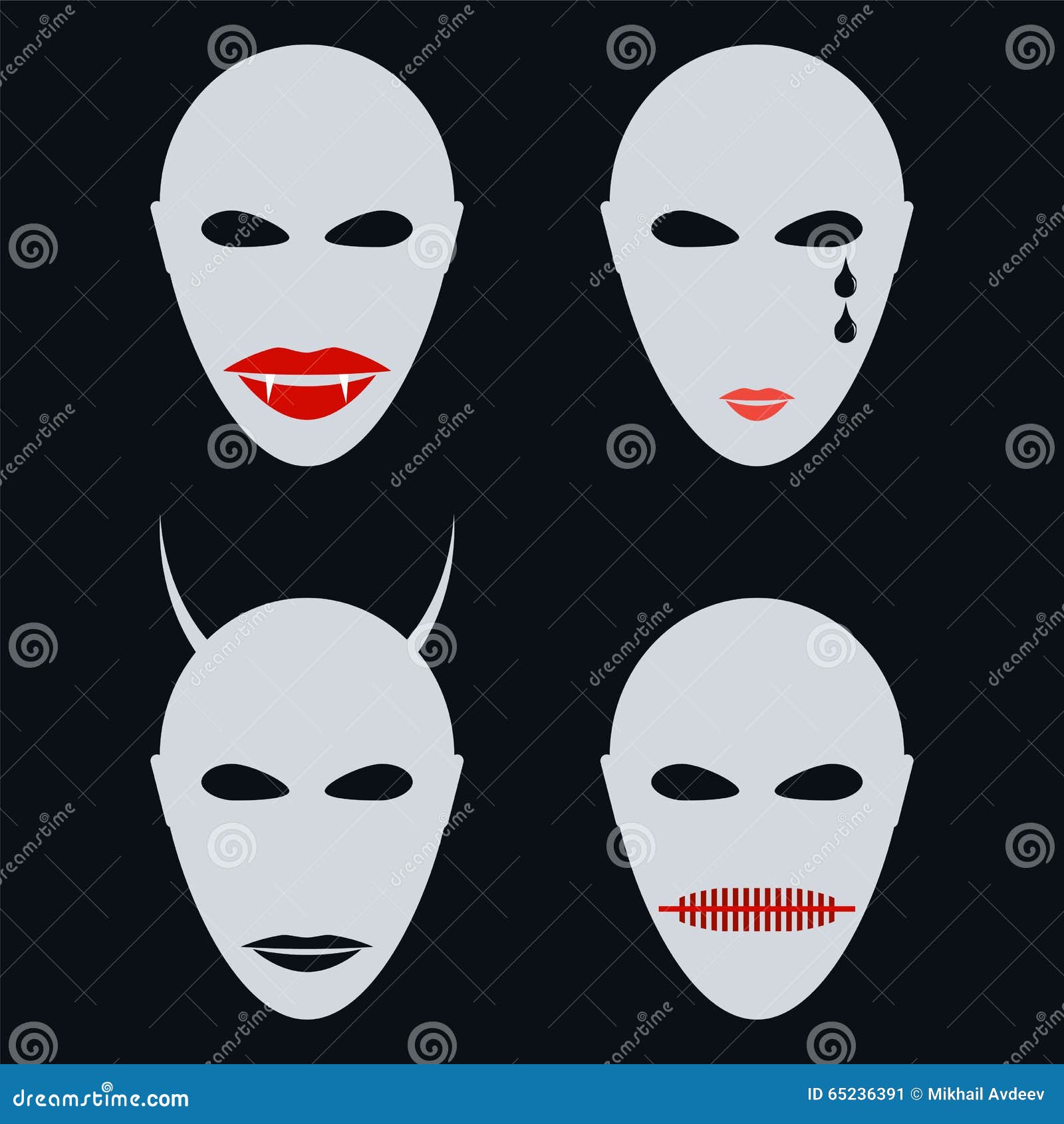 Vampire Demon In Taunting Pose. 3d Illustration Isolated On White ...