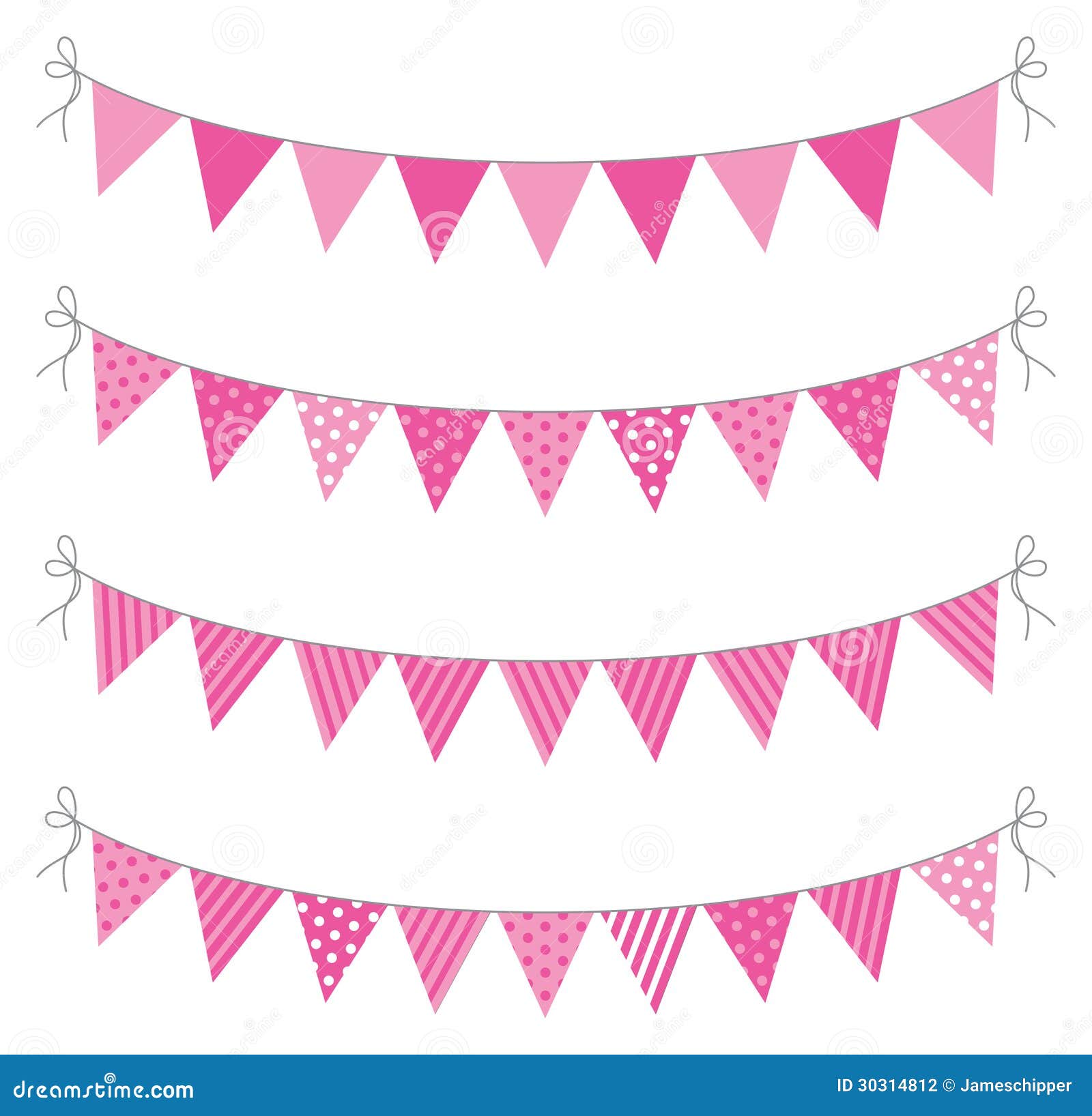 Bunting Cartoon Vector | CartoonDealer.com #54954201