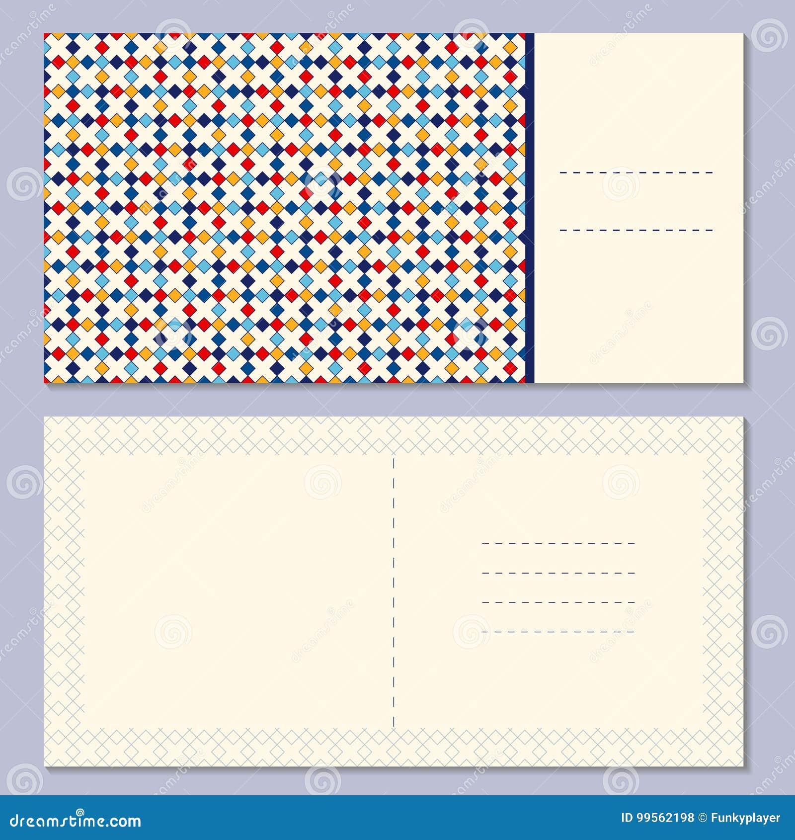 Set of Four Page Greeting Cards, Invitation, Brochures Layout with ...