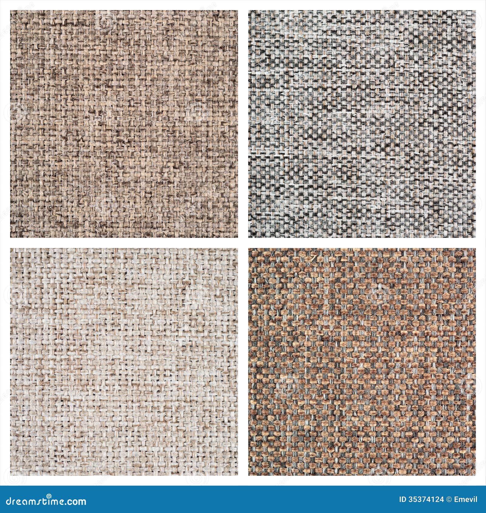 Set from Four Textile Backgrounds Stock Photo - Image of fashion, knit ...