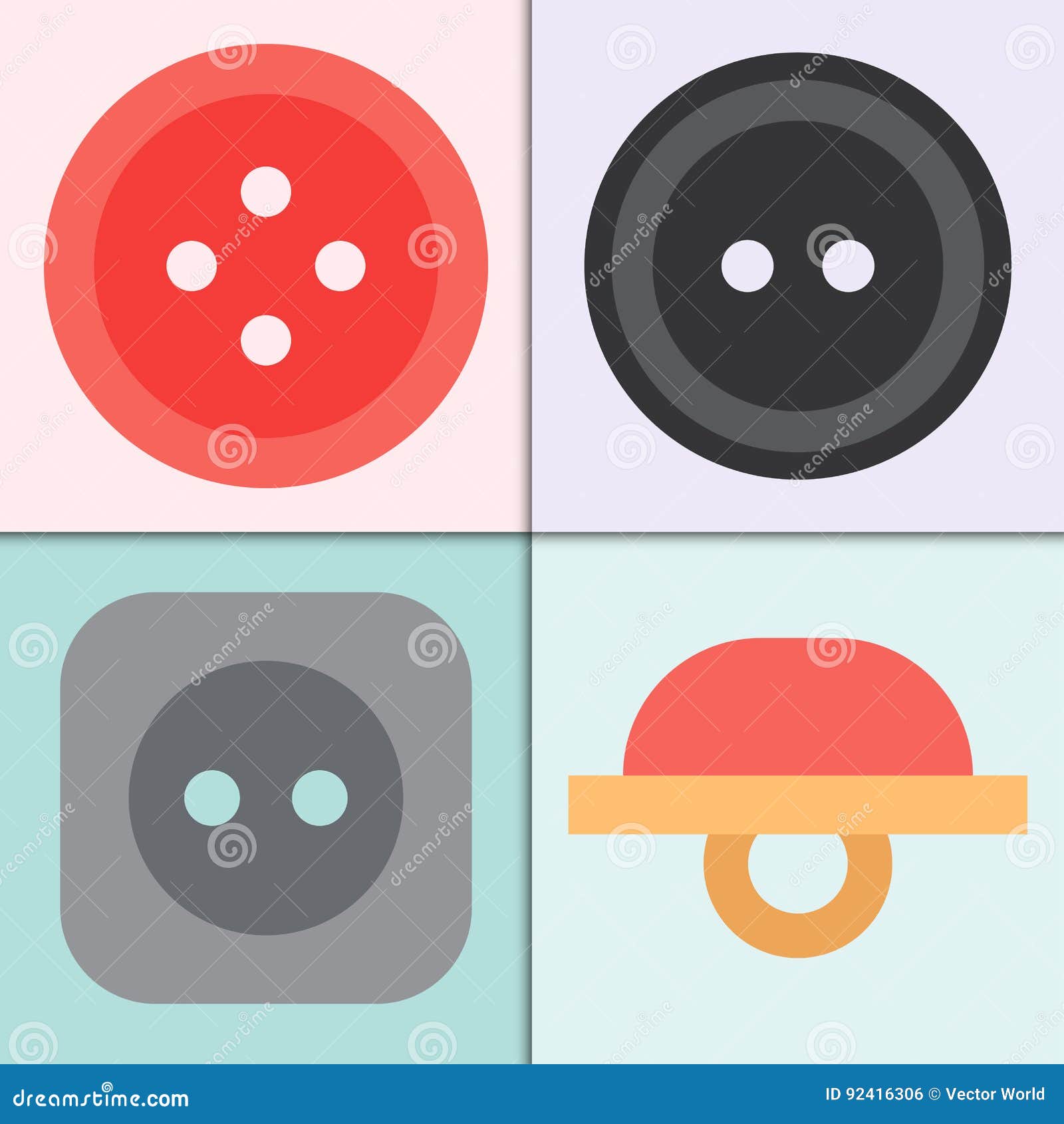 Set Sewing Threads Stock Illustrations – 954 Set Sewing Threads Stock ...