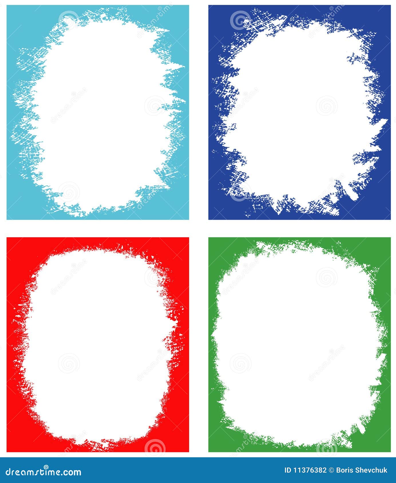 Set of frames for design. stock vector. Illustration of design - 11376382