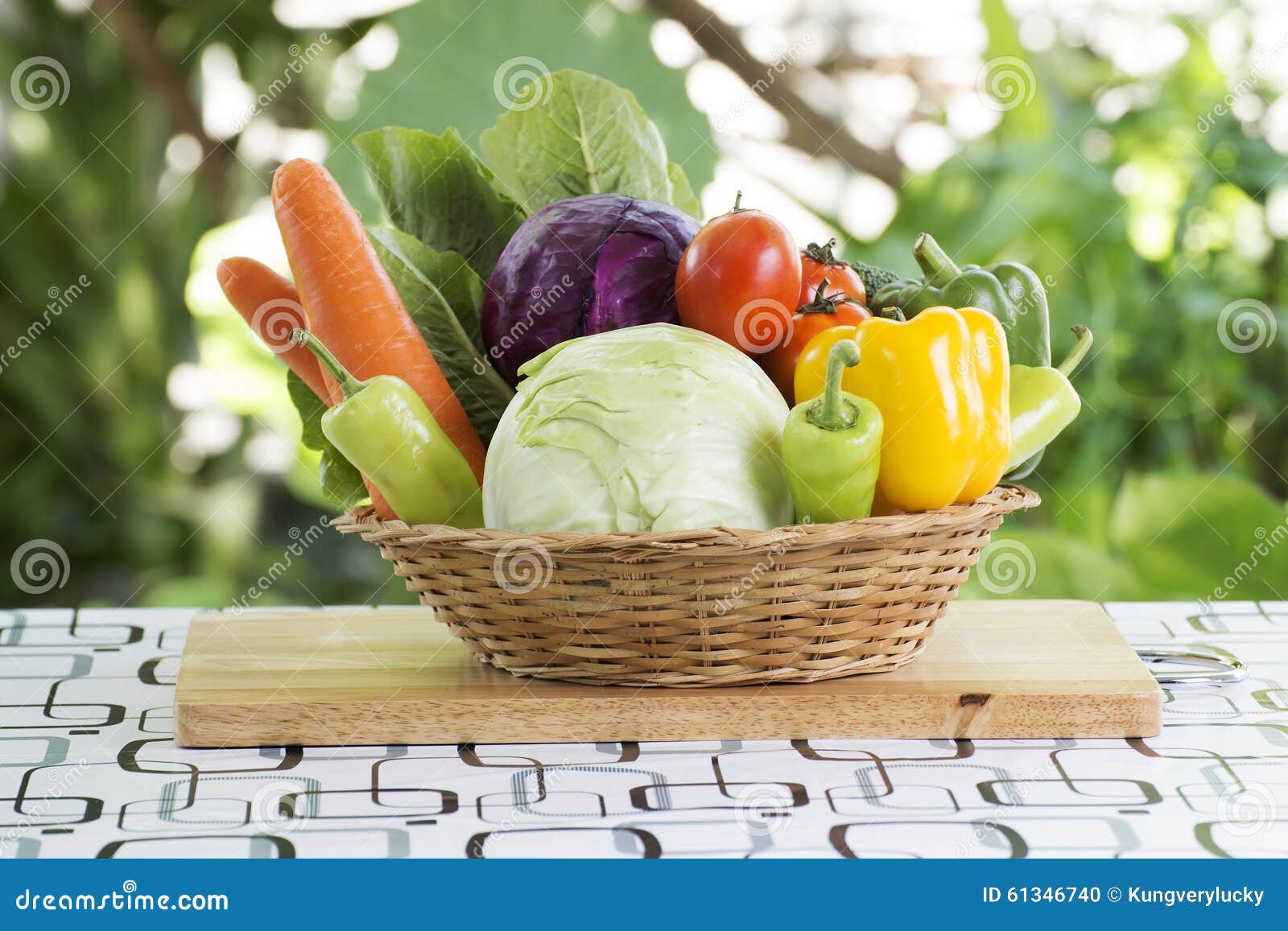 Set fresh vegetables stock photo. Image of table, ingredient - 61346740