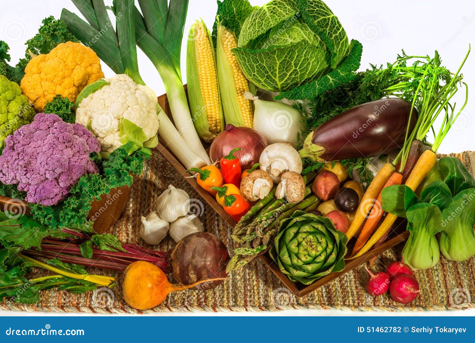 Set of fresh vegetables stock photo. Image of group, vegetables - 51462782