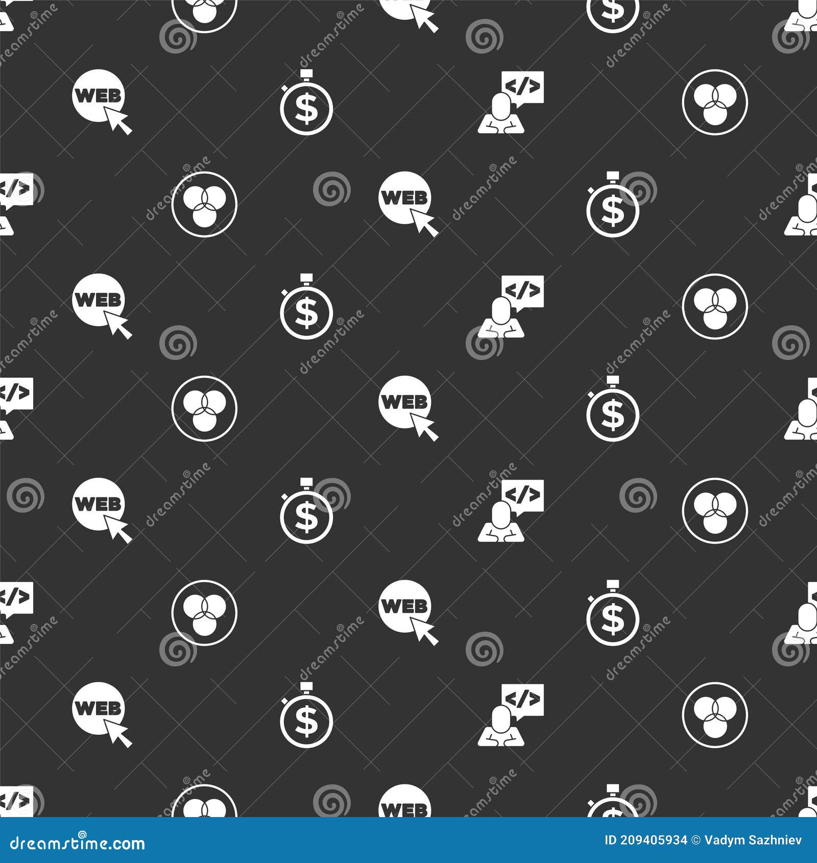 Set Front End Development, RGB and CMYK Color Mixing, Web Graphic ...