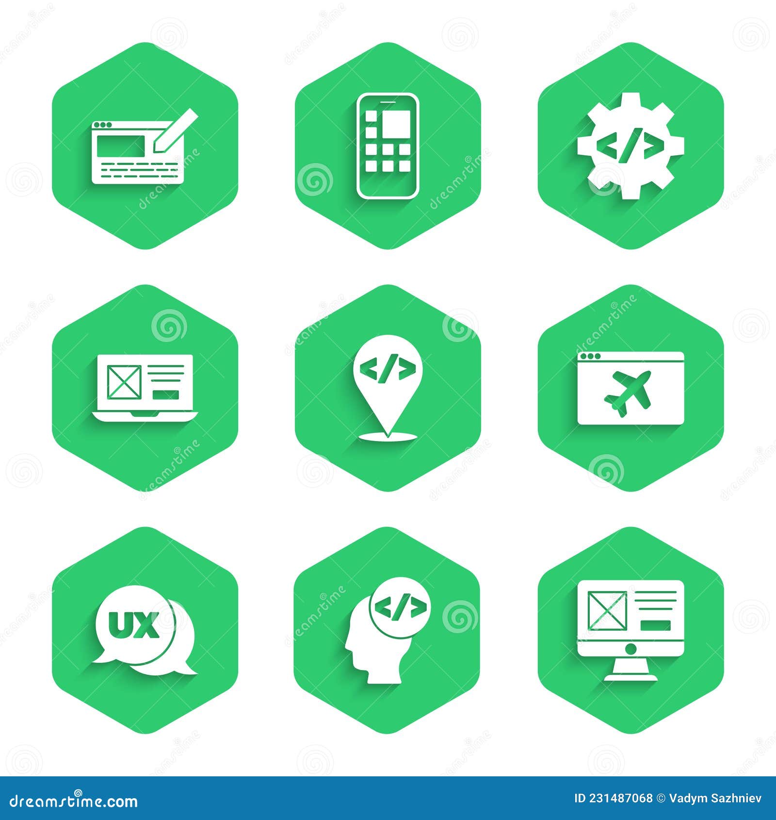 Set Front End Development, UI or UX Design, Website Template, and Icon ... Set Front End Development, UI or UX Design, Website Template, and Icon ...