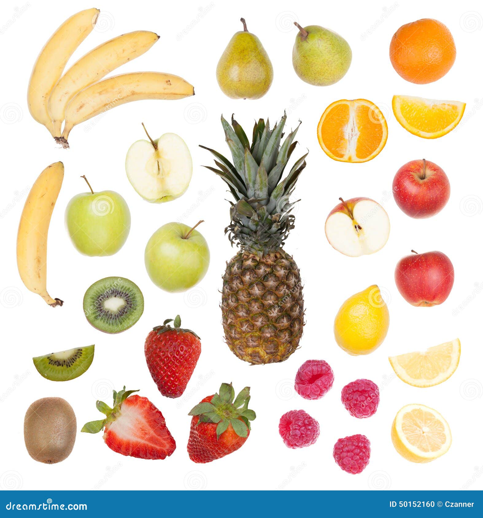 Set of fruit stock photo. Image of eating, organic, healthy - 50152160