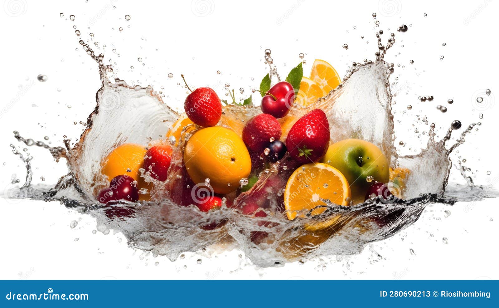 Set of Fruit Splash Explosion or Various Mix Healthy Water Splatter ...