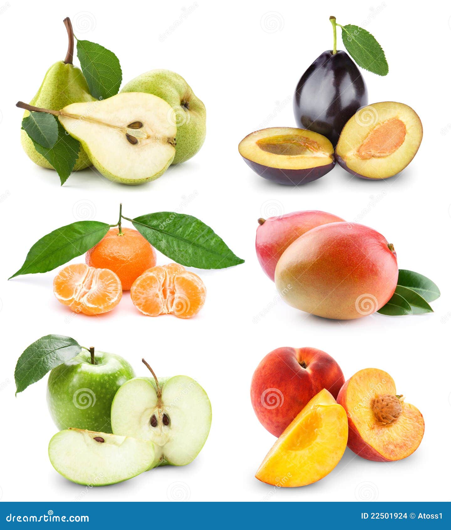 Set of Fruits and Vegetables Stock Photo - Image of juicy, berry: 22501924