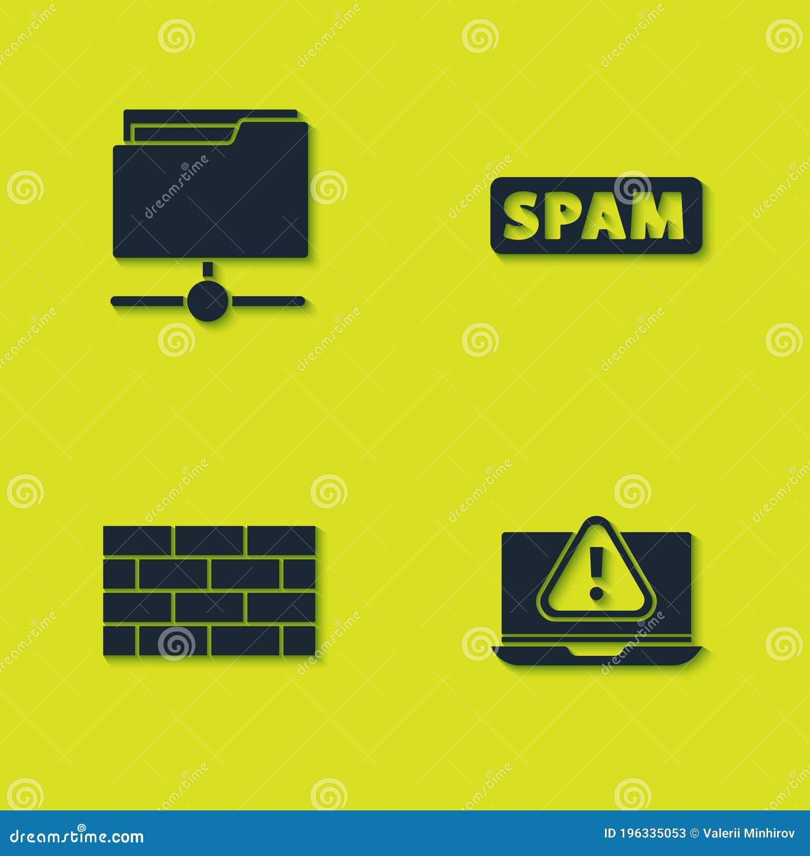 Spam Folder Icon. Element Of Cyber Security Icon For Mobile Concept And ...