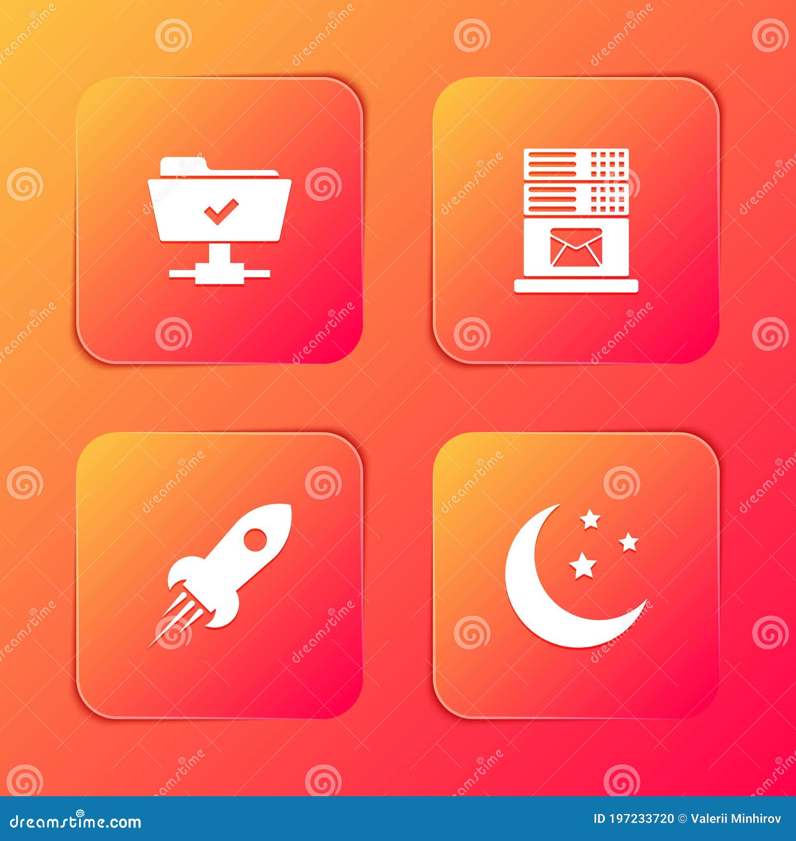 Set FTP Operation Successful, Mail Server, Rocket Ship with Fire and ... Set FTP Operation Successful, Mail Server, Rocket Ship with Fire and ...