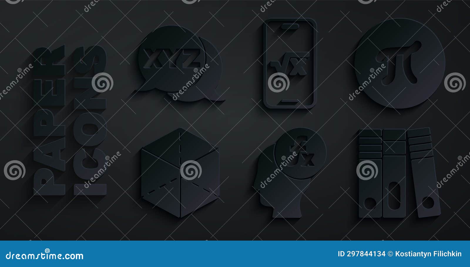 Set Function Mathematical Symbol Pi Geometric Figure Cube Office