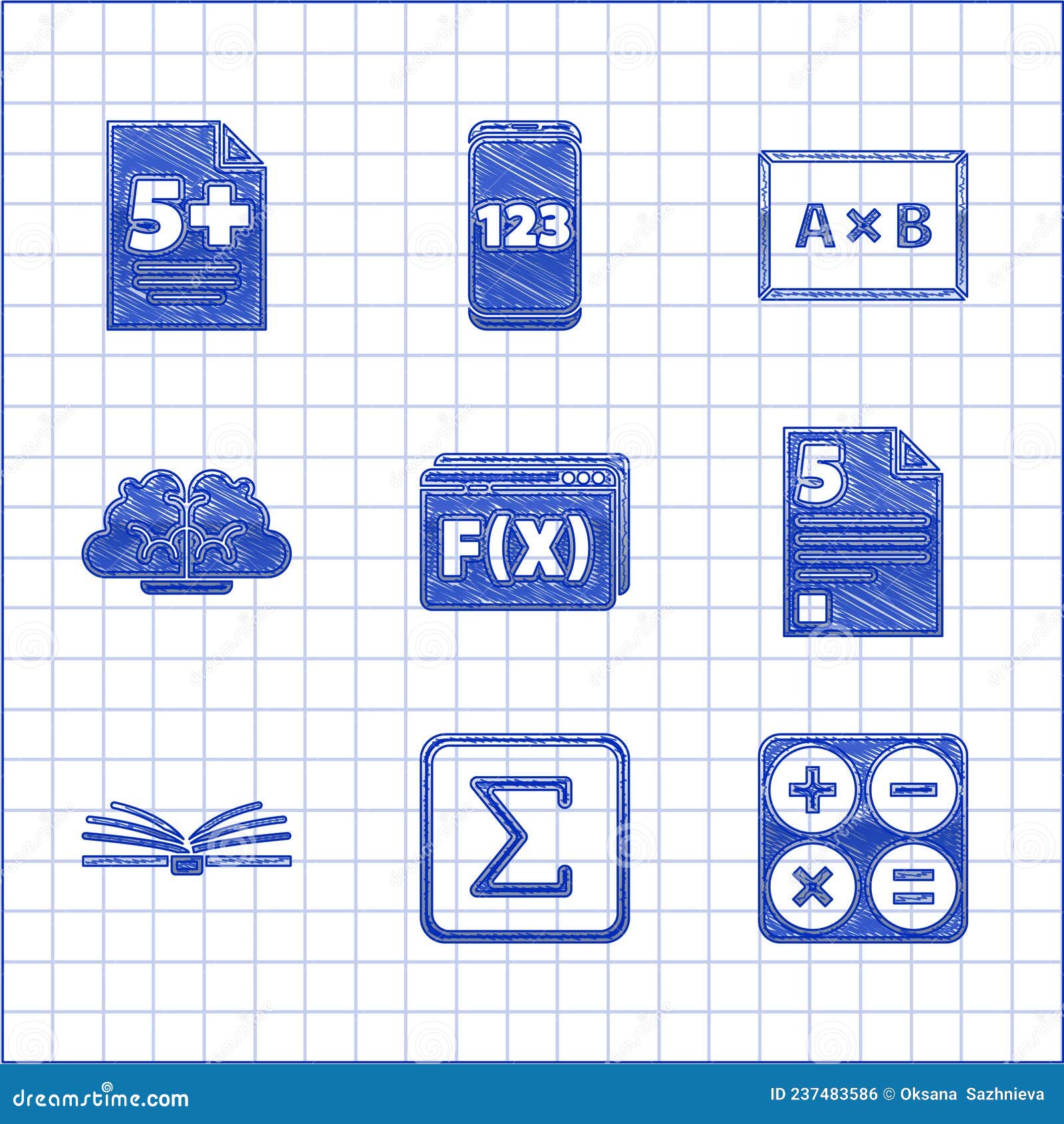 Set Function Mathematical Symbol, Sigma, Calculator, Test Exam Sheet ...