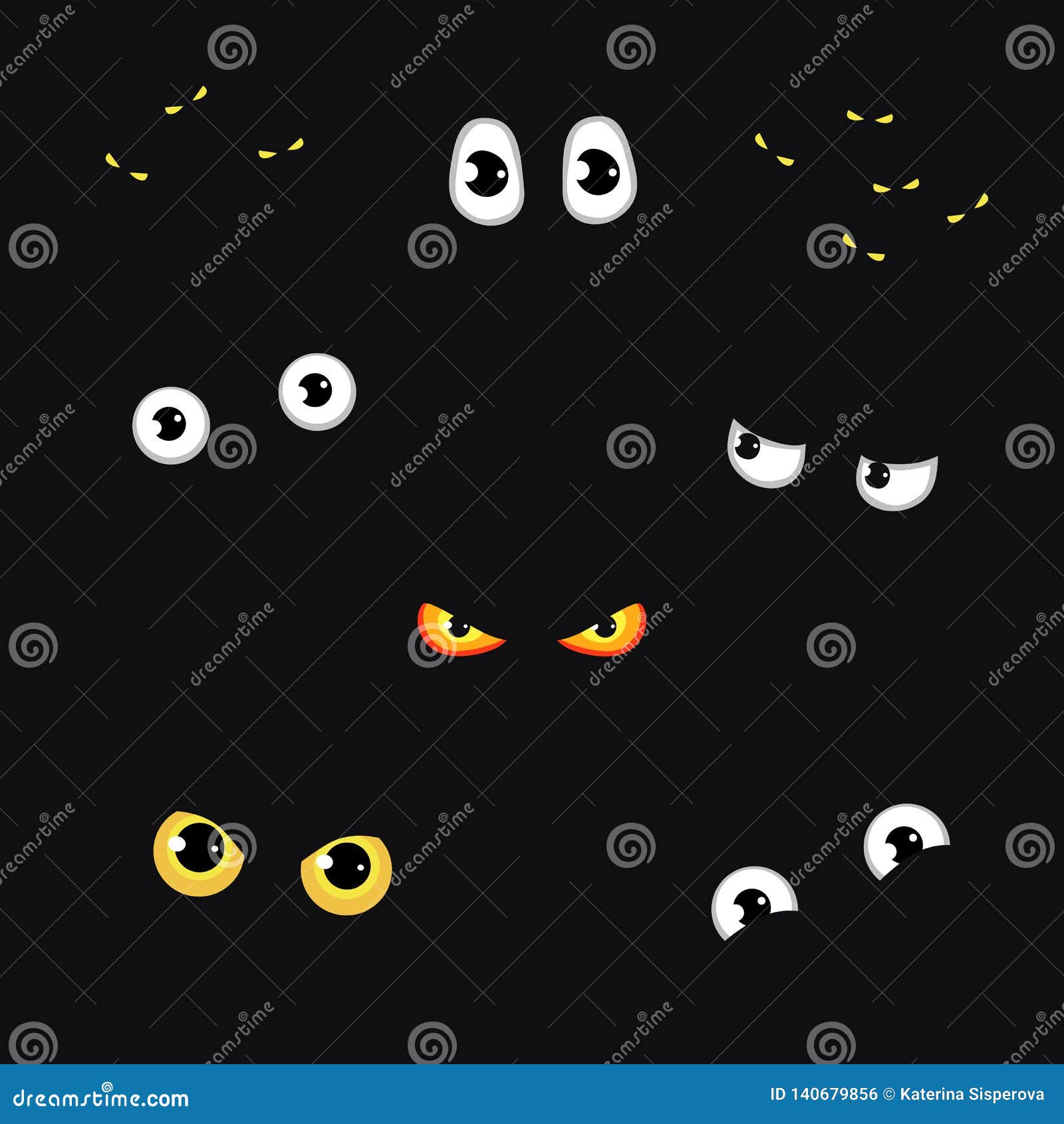 Scared Eyes In The Dark