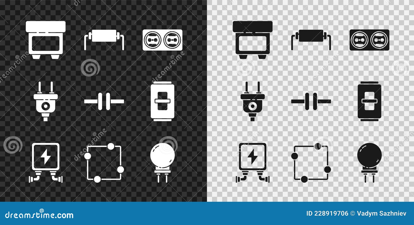 Set Fuse, Resistor Electricity, Electrical Outlet, Transformer, Circuit ...