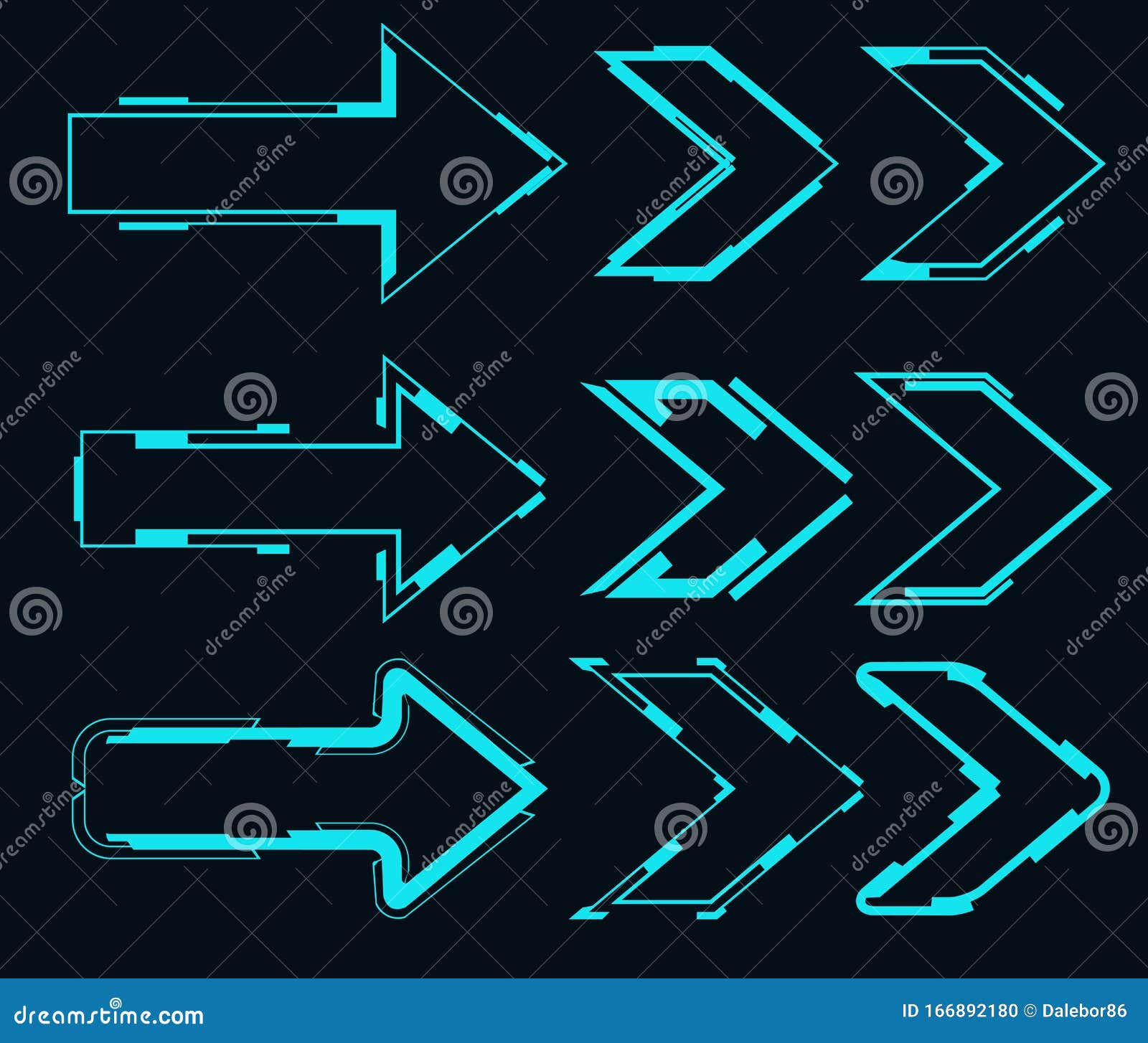 Futuristic Arrows Background Royalty-Free Stock Photo | CartoonDealer ...