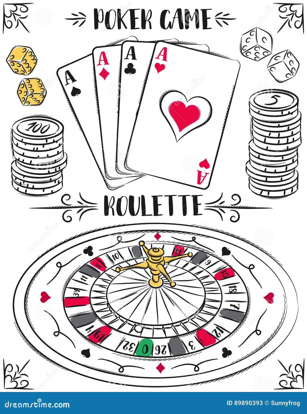 Gambling Symbols Stock Illustrations – 3,500 Gambling Symbols Stock ...