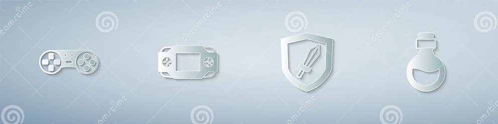 Set Game Controller or Joystick, Portable Video Game Console, Sword for ...