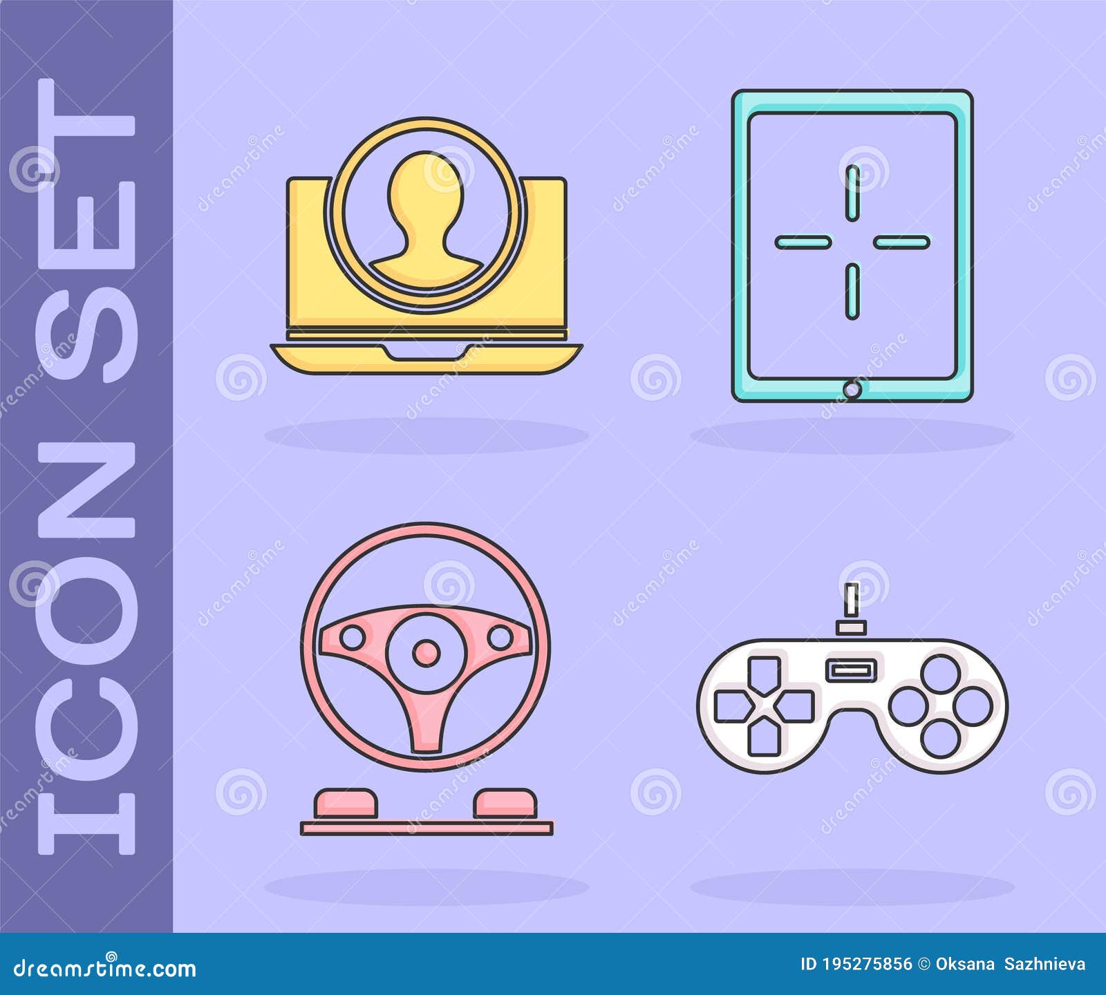 Set Gamepad, Create Account Screen, Racing Simulator Cockpit and Tablet ... Set Gamepad, Create Account Screen, Racing Simulator Cockpit and Tablet ...