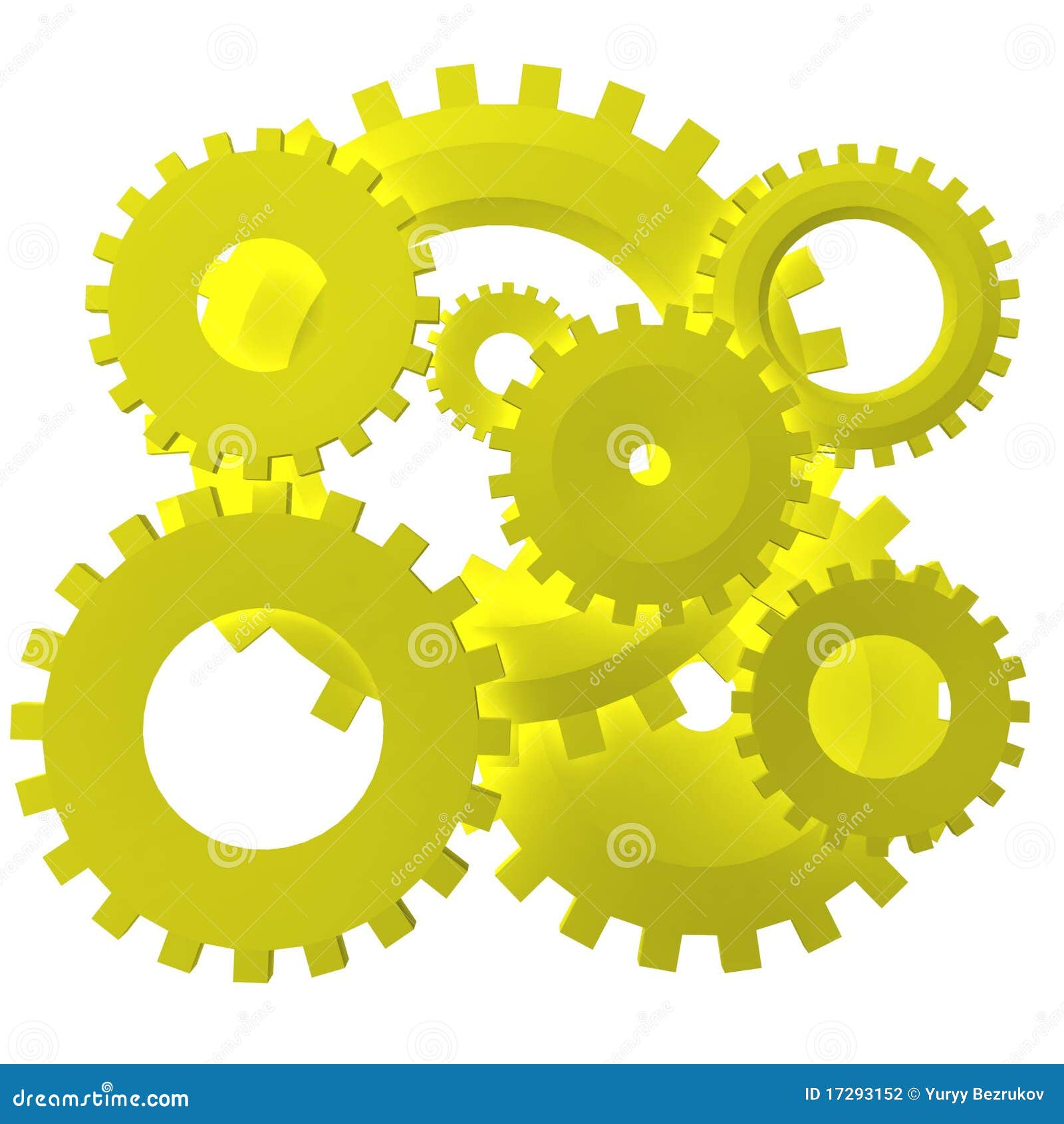 Set of gears stock illustration. Illustration of industry - 17293152