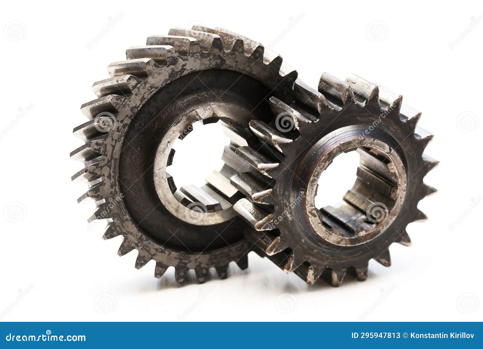 Set of Gears stock image. Image of machinery, closeup - 295947813