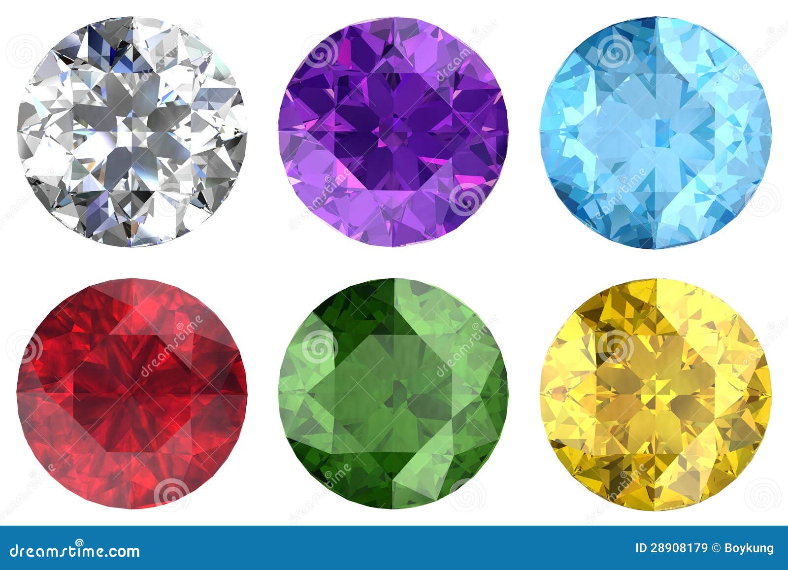 Set of gems stock illustration. Illustration of fiancee - 28908179