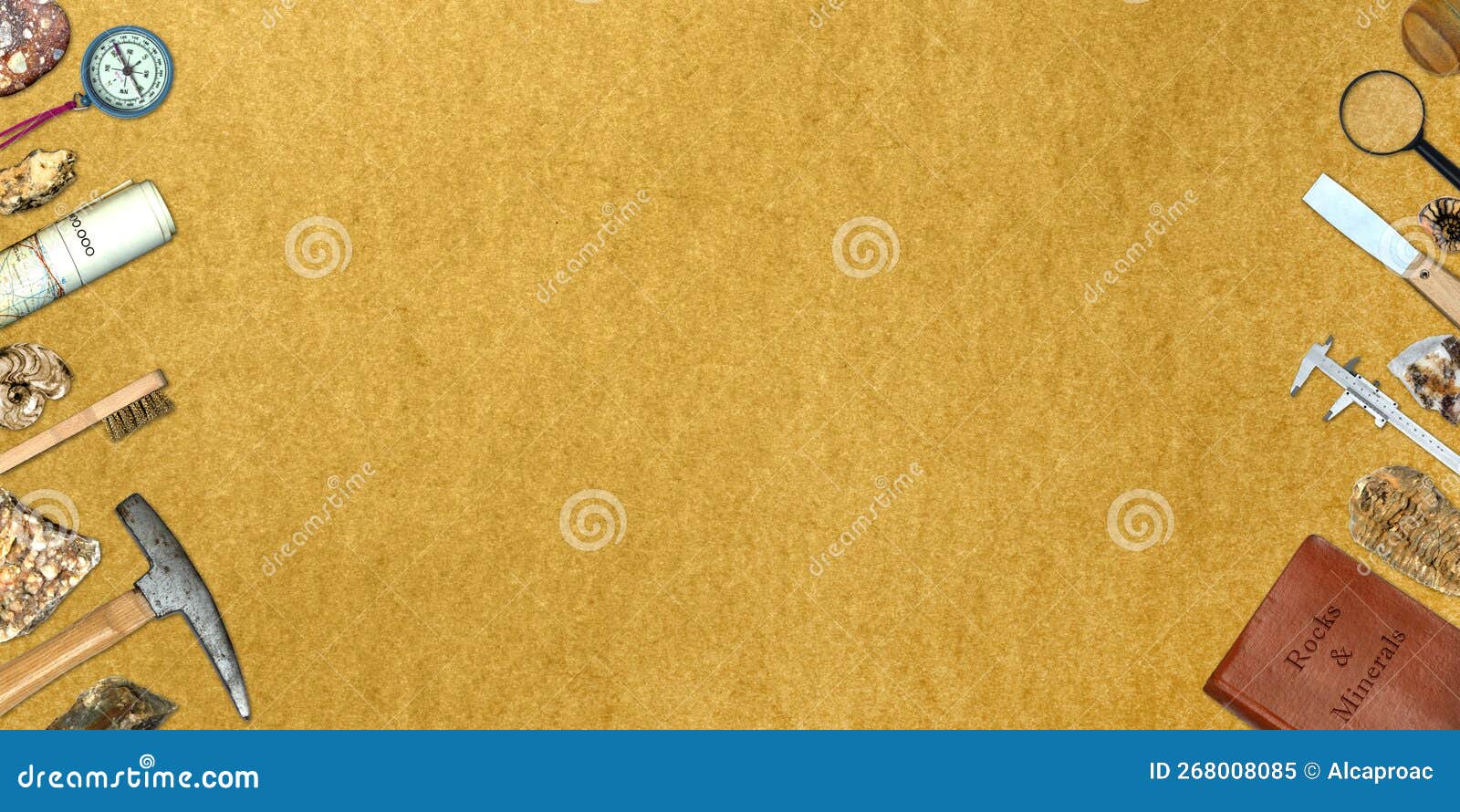 Set Geology Tools stock image. Image of education, adventure - 268008085