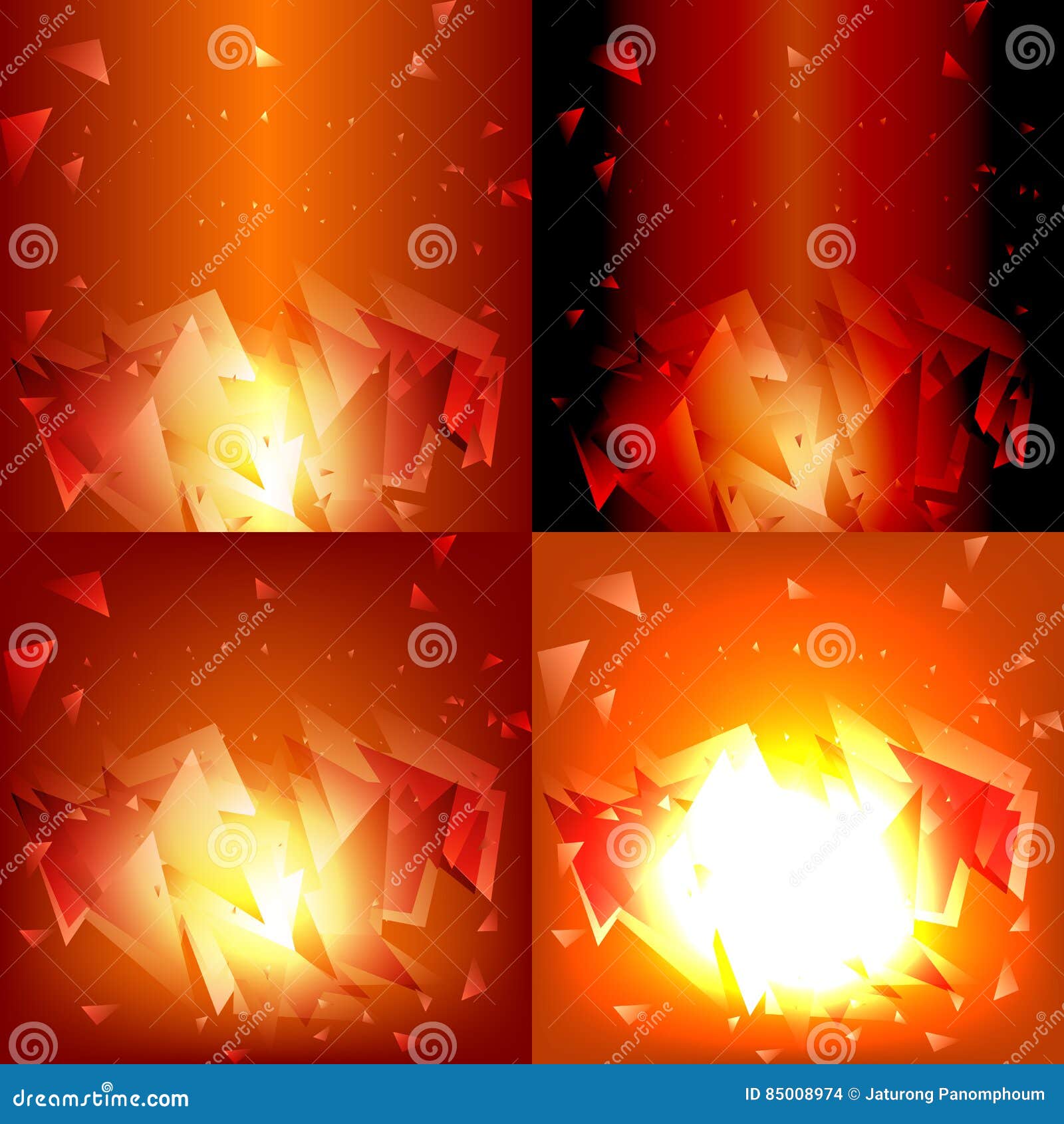 Set Geomatric Explosion Background Stock Illustrations – 2 Set ...