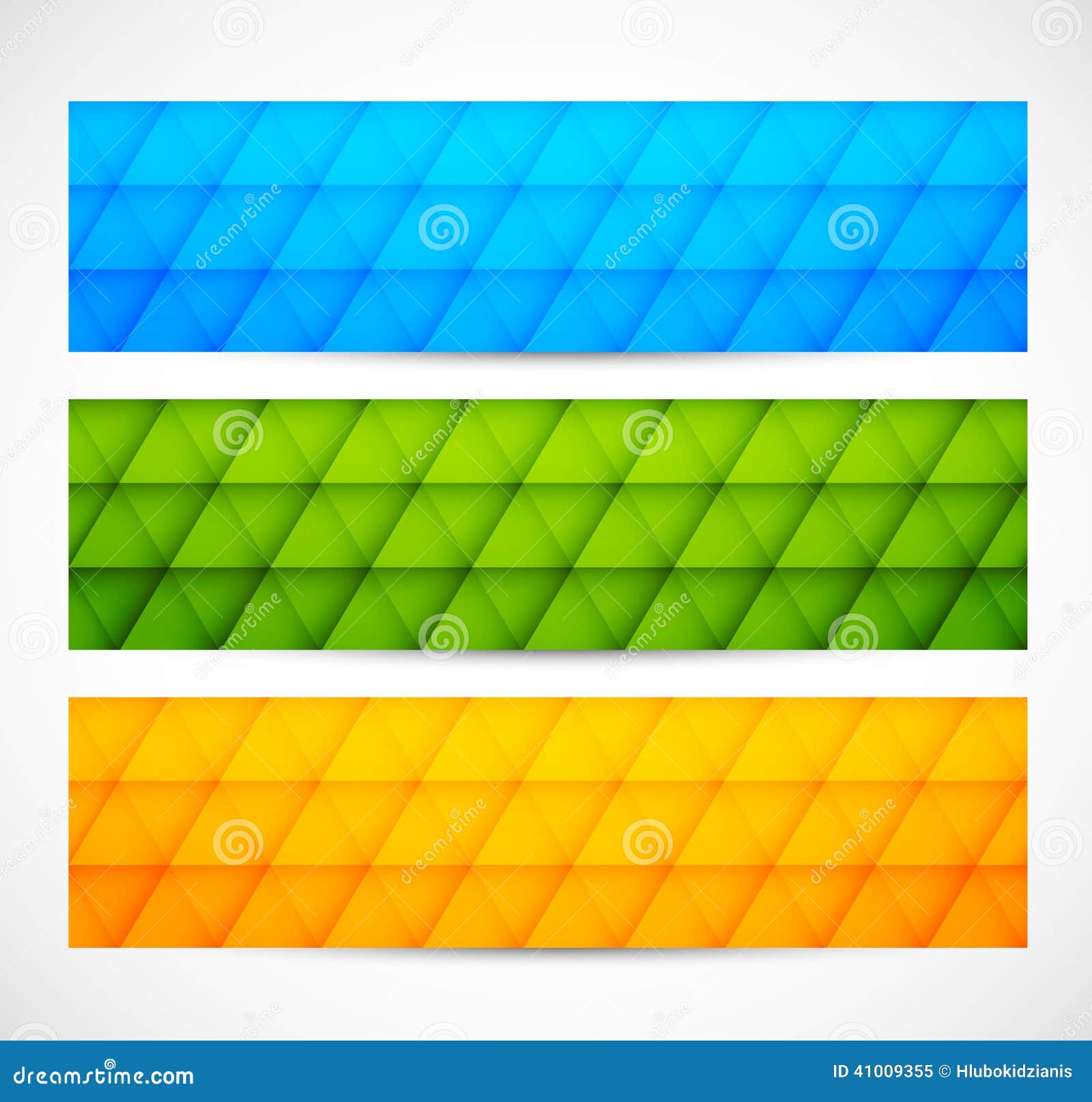 Set of geometric banners stock vector. Illustration of geometric - 41009355