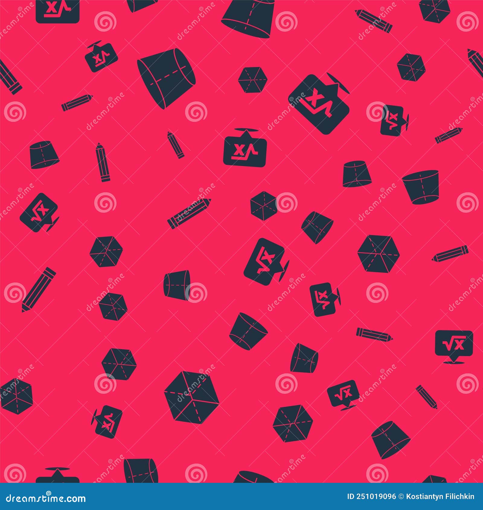 Cube Root Symbol, Illustration. Mathematical Operators. Logo, Poster Of ...